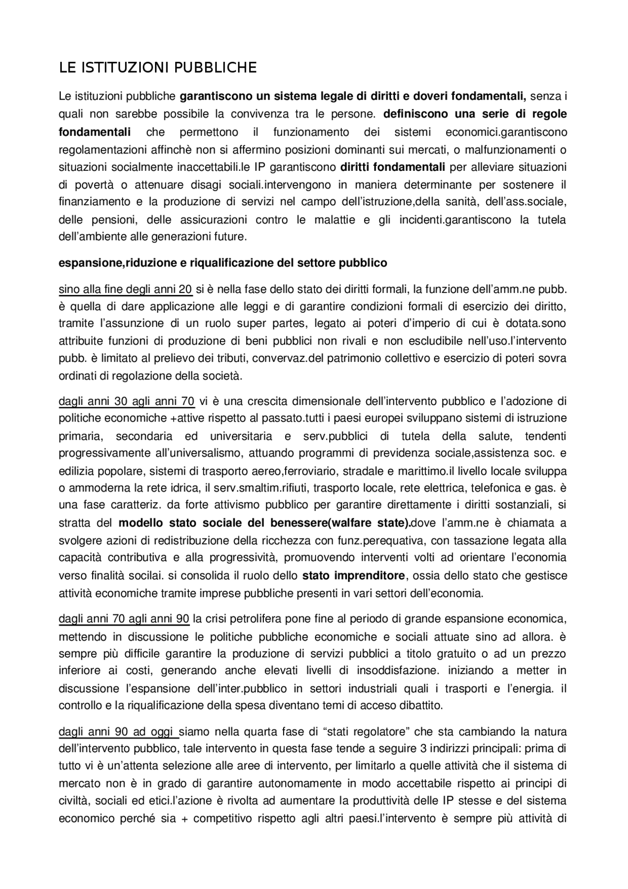 Comparative Public Management Riassunto Libro Docsity