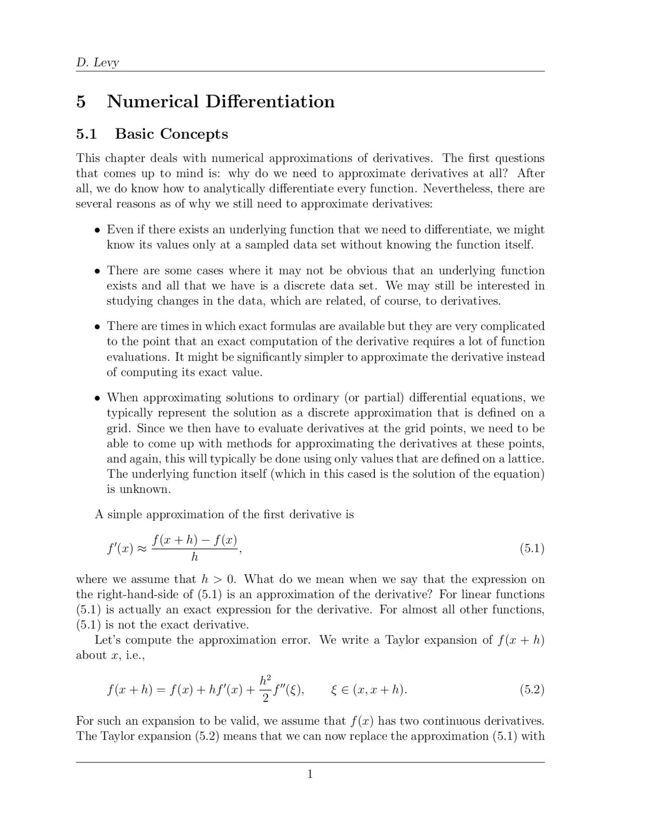 Numerical Analysis Questions Exams Computer Numerical Control Docsity
