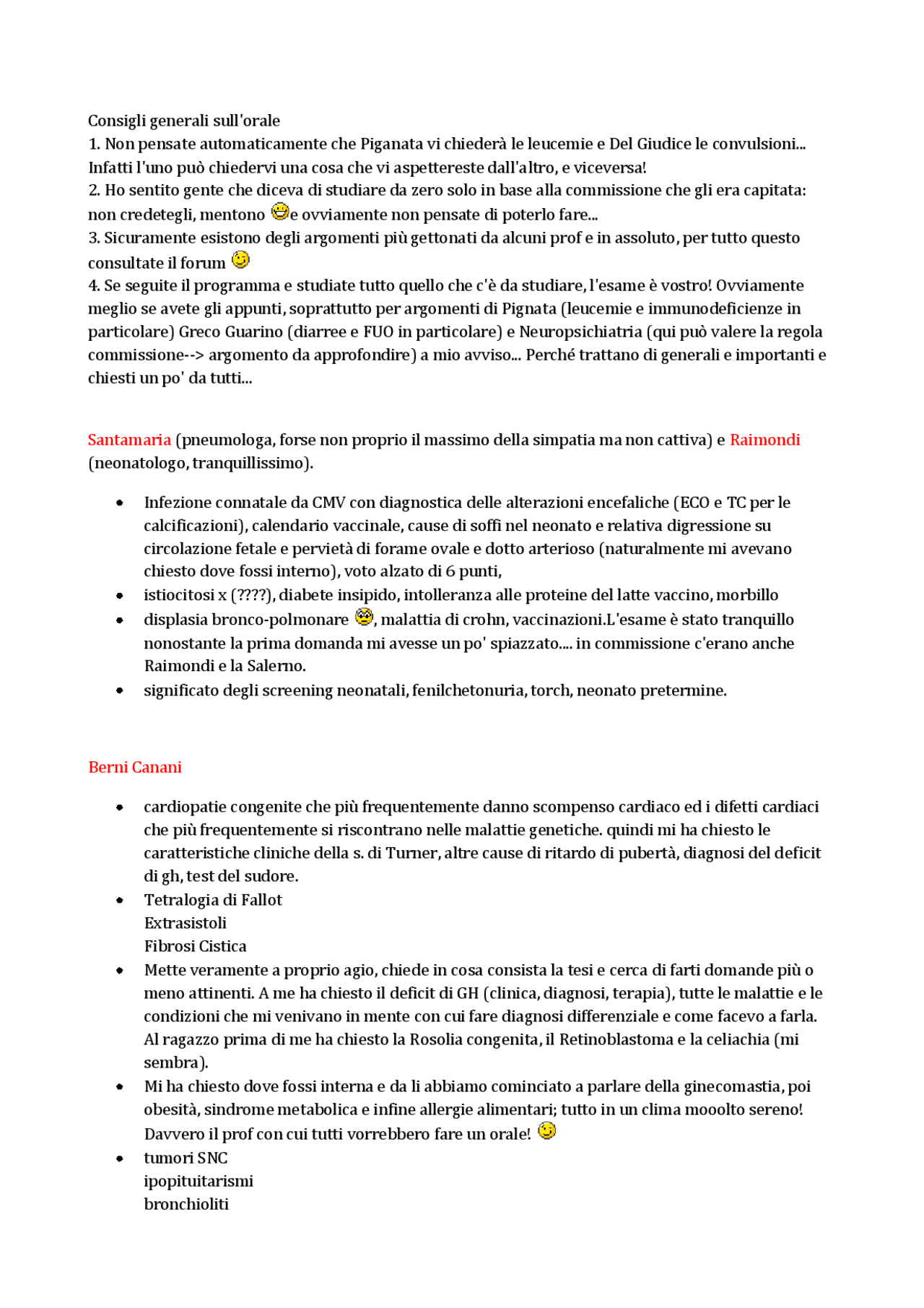 Domande Di Pediatria Docsity