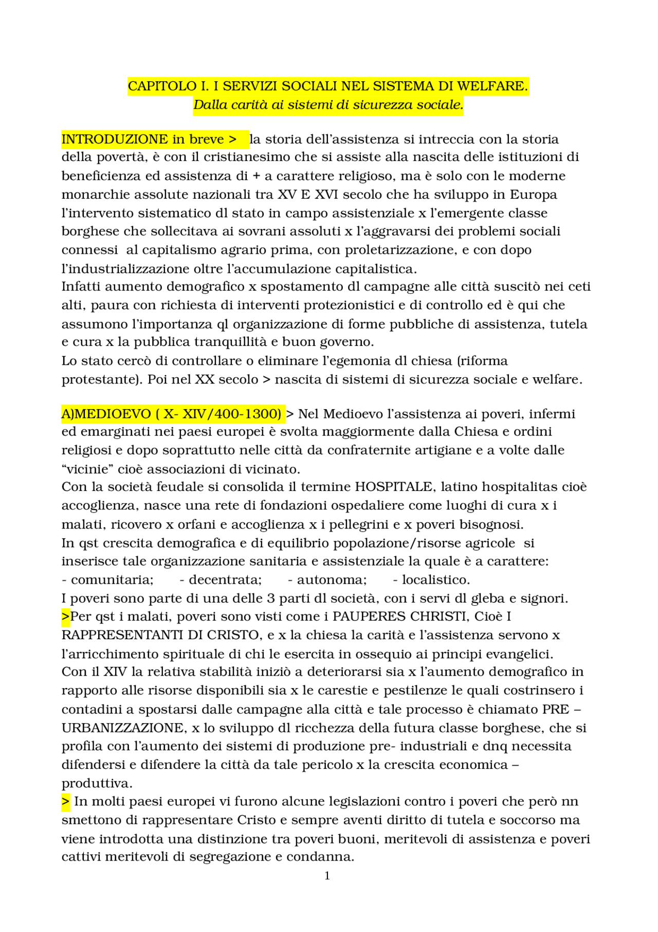 Manuale Di Servizio Sociale Docsity
