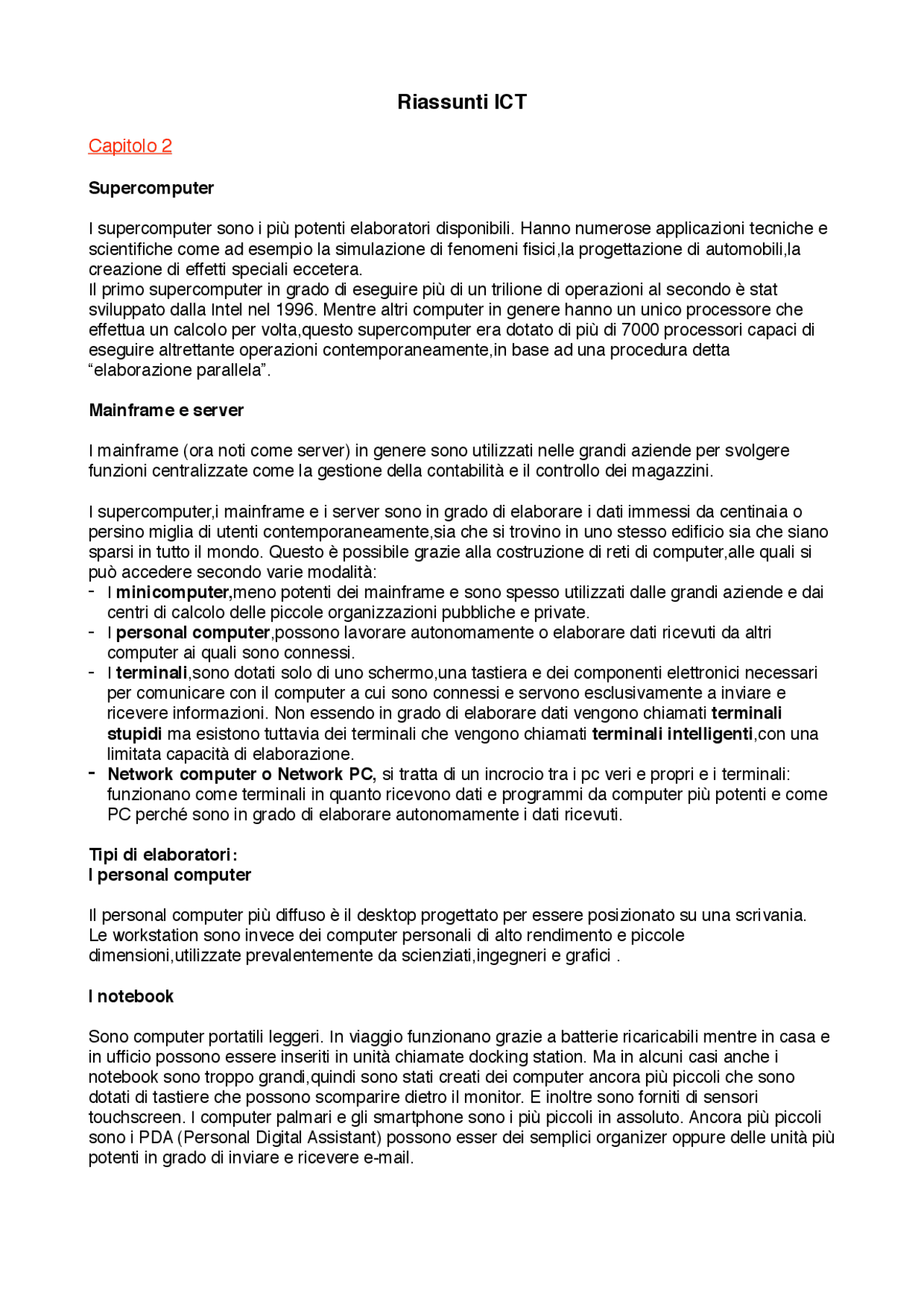 Information And Communication Technology Docsity
