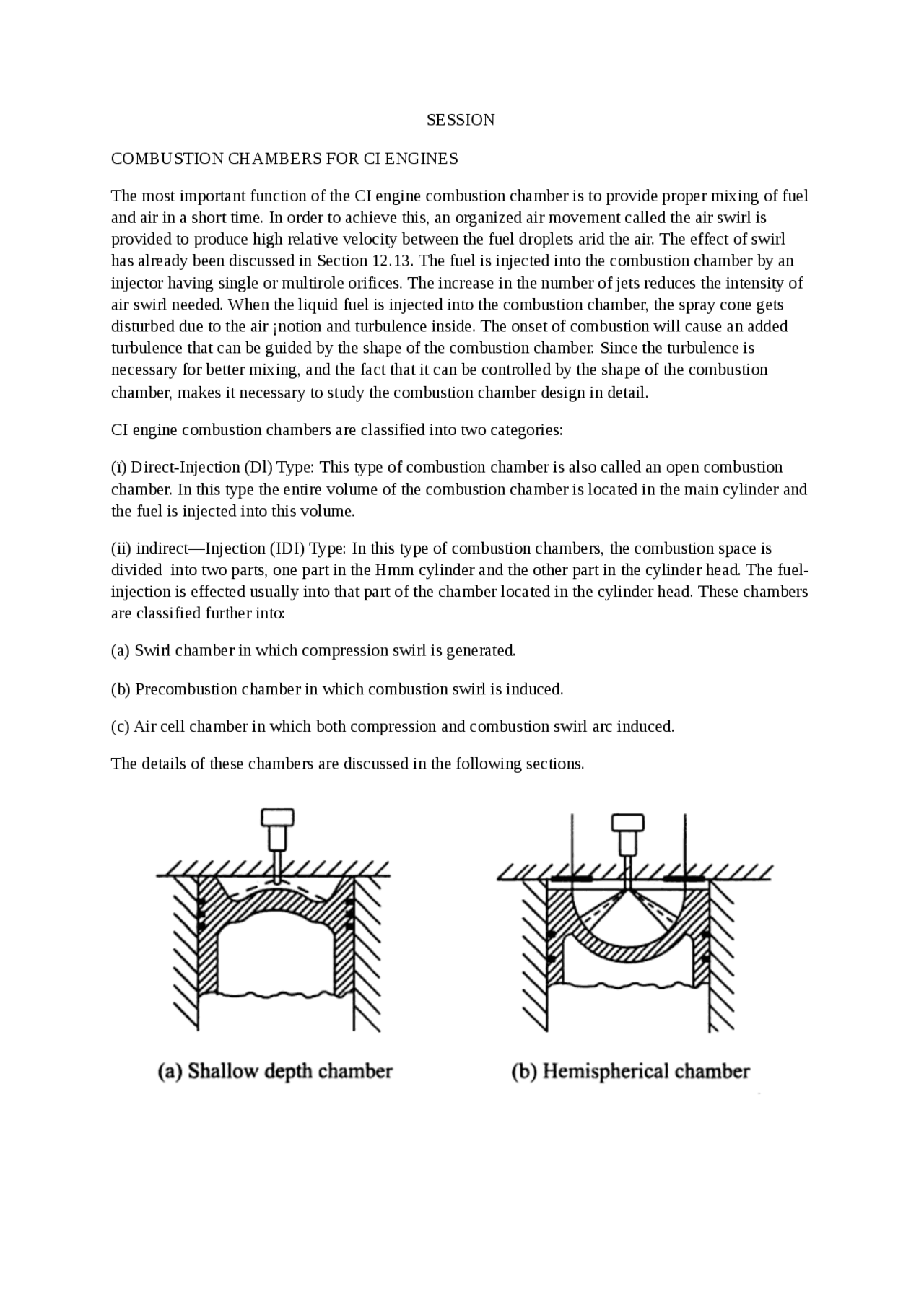 Combustion Chambers For Ci Engines Docsity