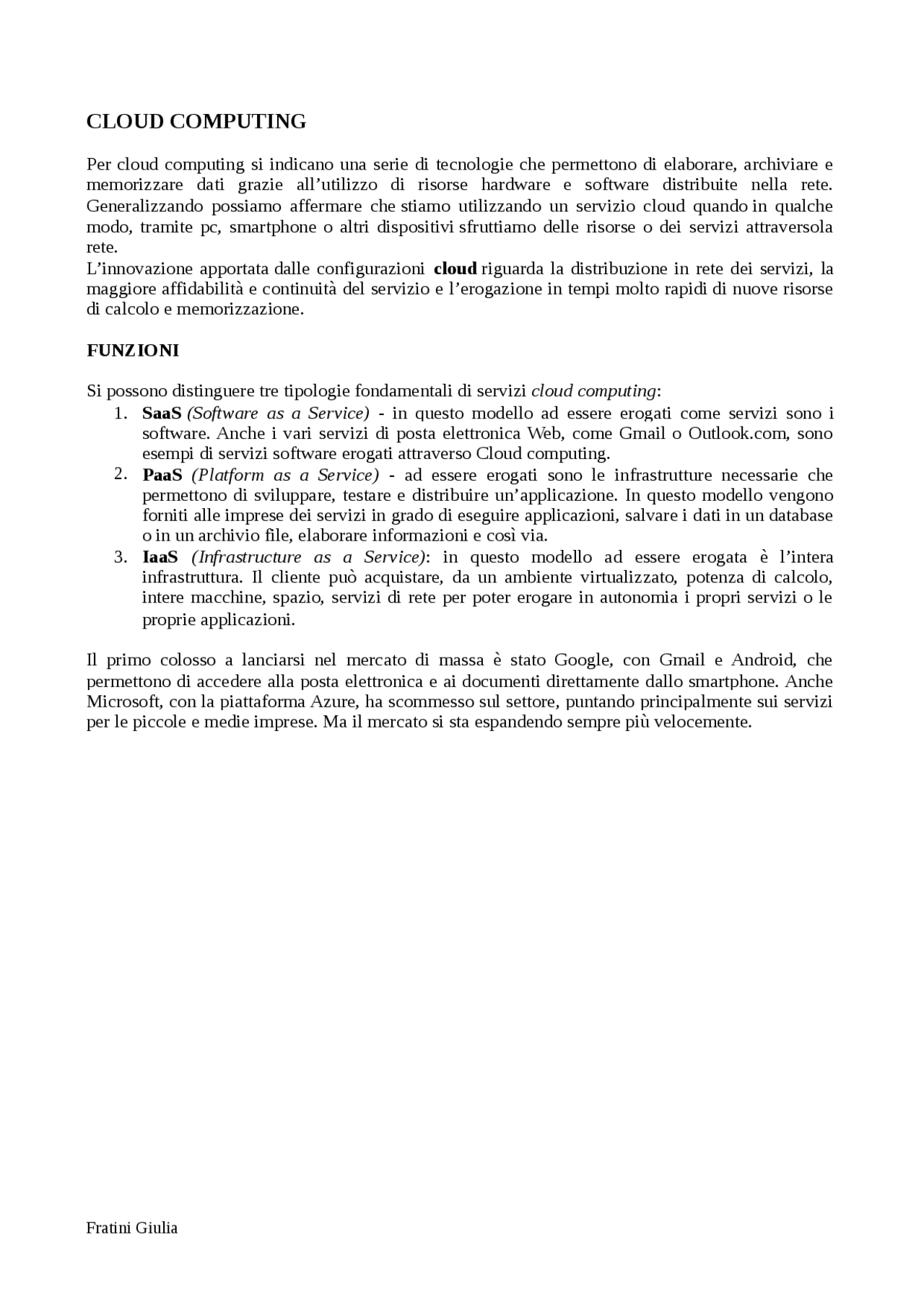 Cloud Computing Memoria Docsity