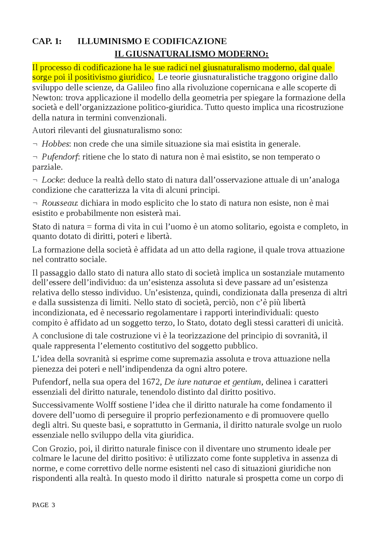 Positivismo Giuridico Docsity