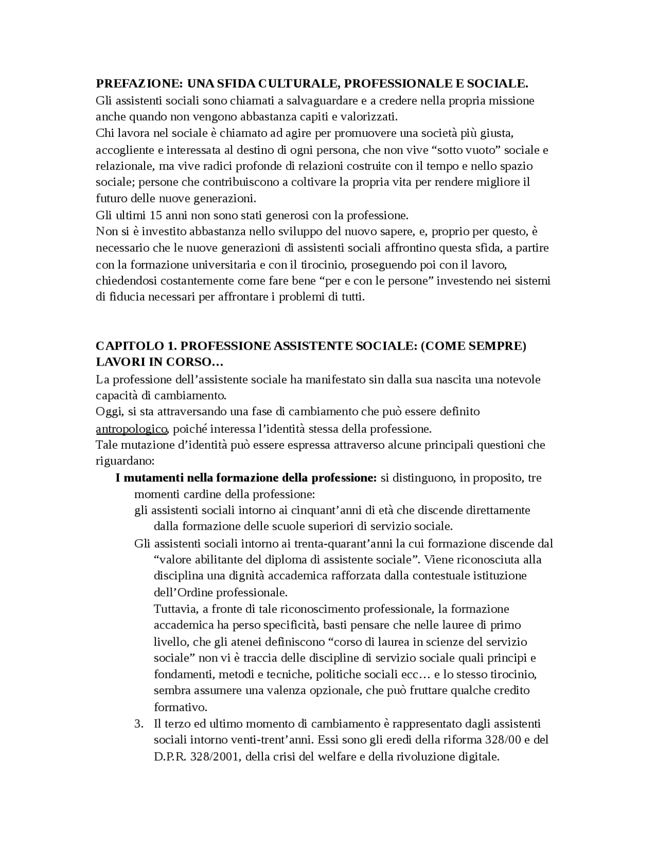 Assistente Sociale 20 Docsity