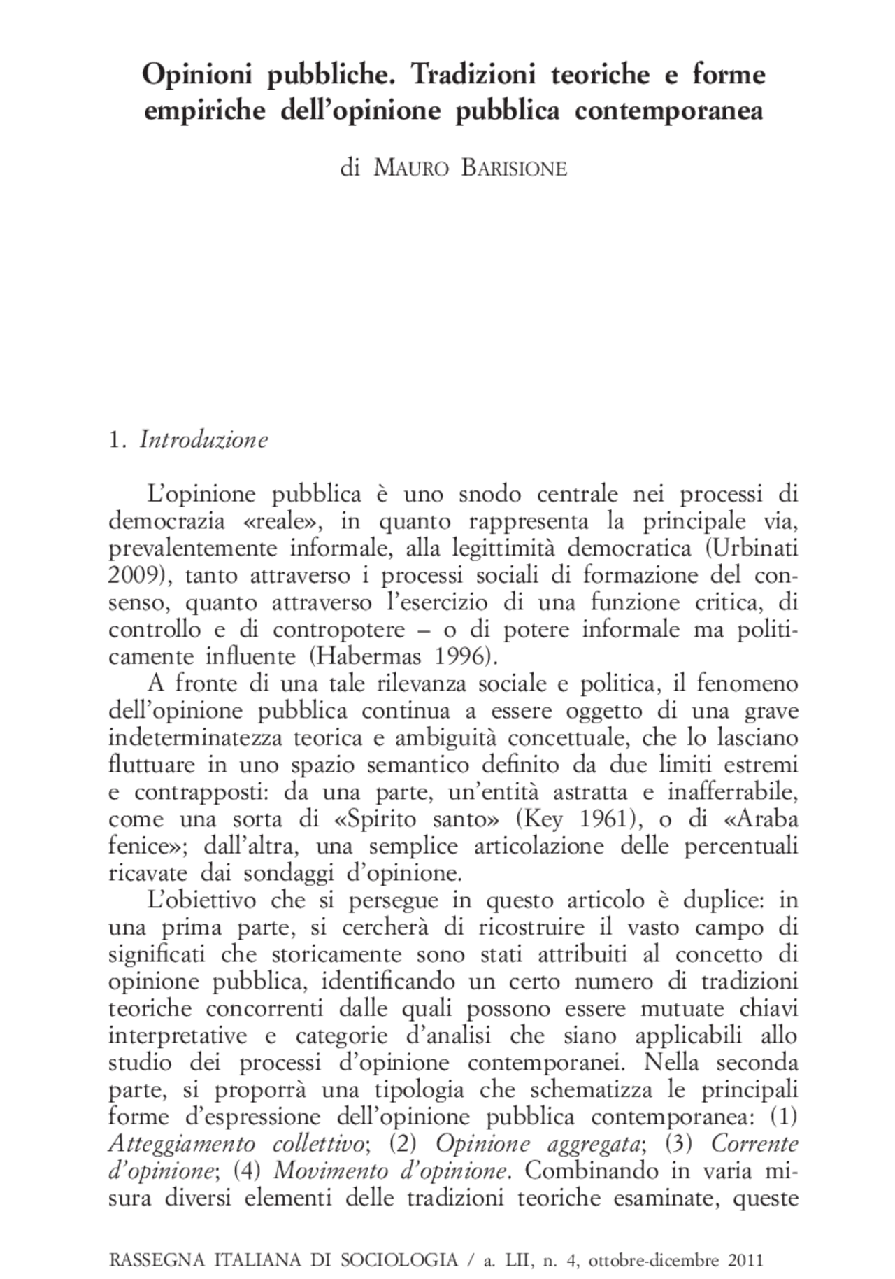 Barisione Opinione Pubblica Docsity