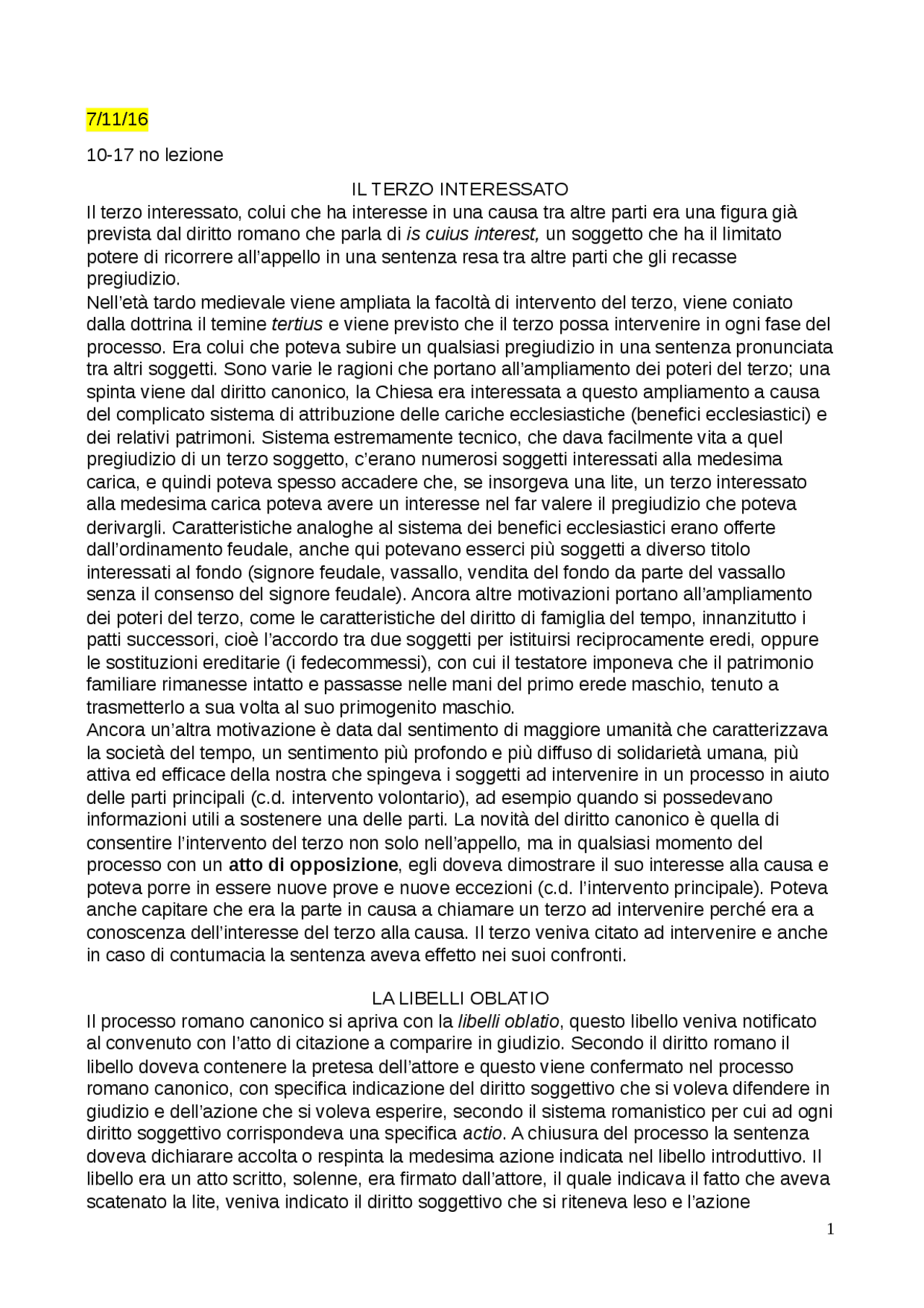 Dispense Diritto Comune Docsity