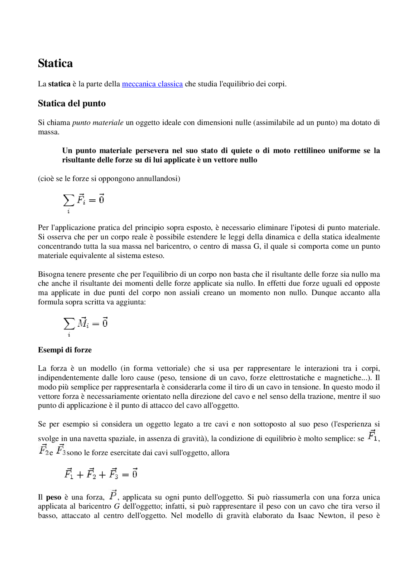 Dispense Di Fisica Per Liceo Classico Docsity
