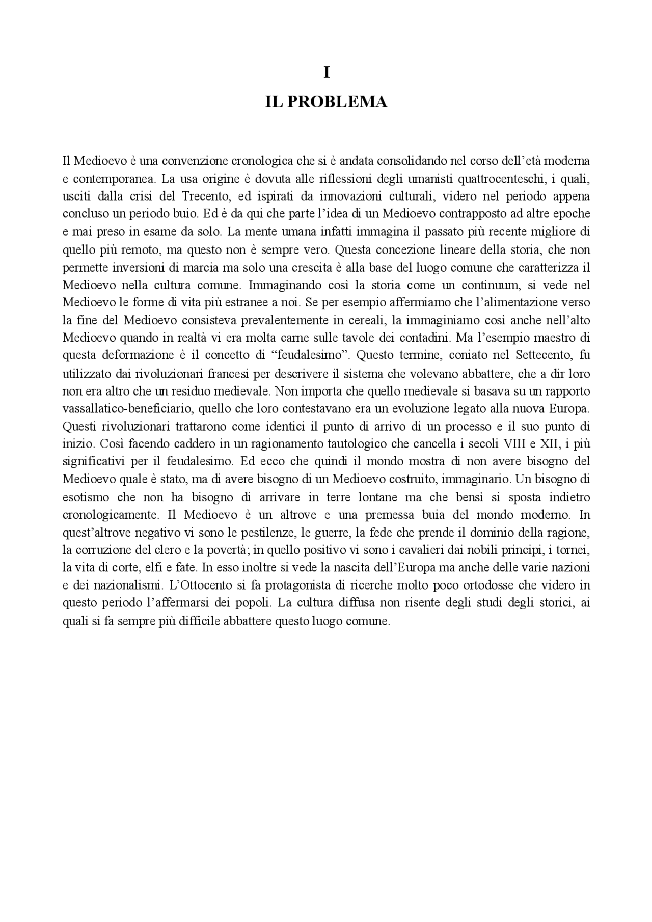 Lidea Di Medioevo Giuseppe Sergi Docsity