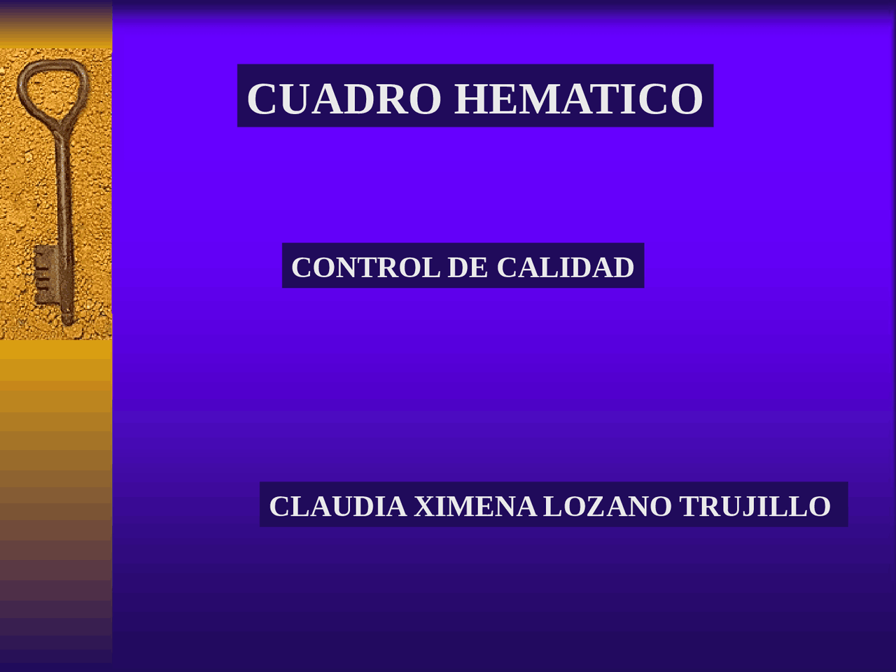 Cuadro Hematico Histogramas Y Dispersogramas Diapositivas De