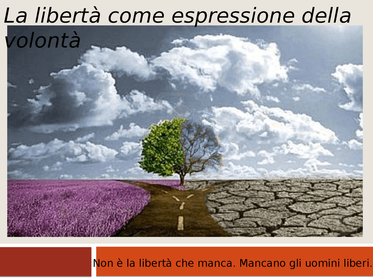 La libertà in filosofia - Docsity
