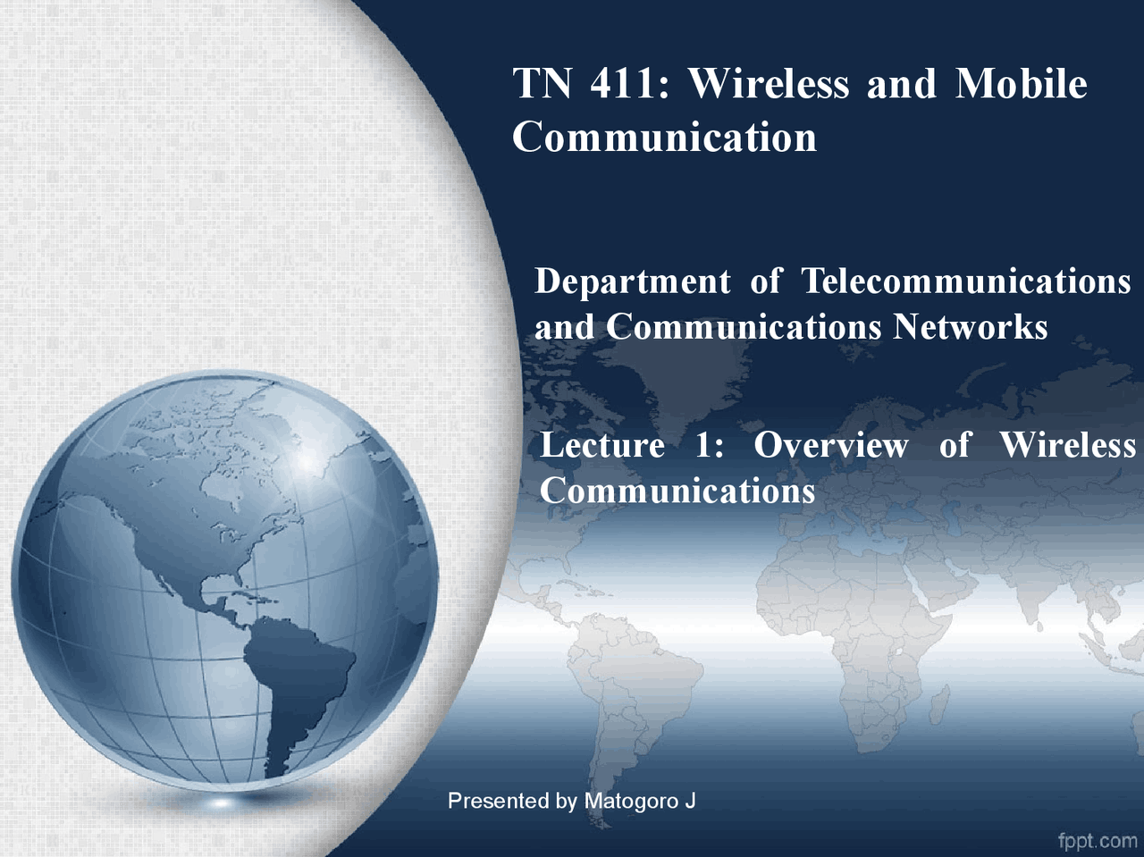 Wireless Communication Notes Lecture Notes Computer Science Docsity