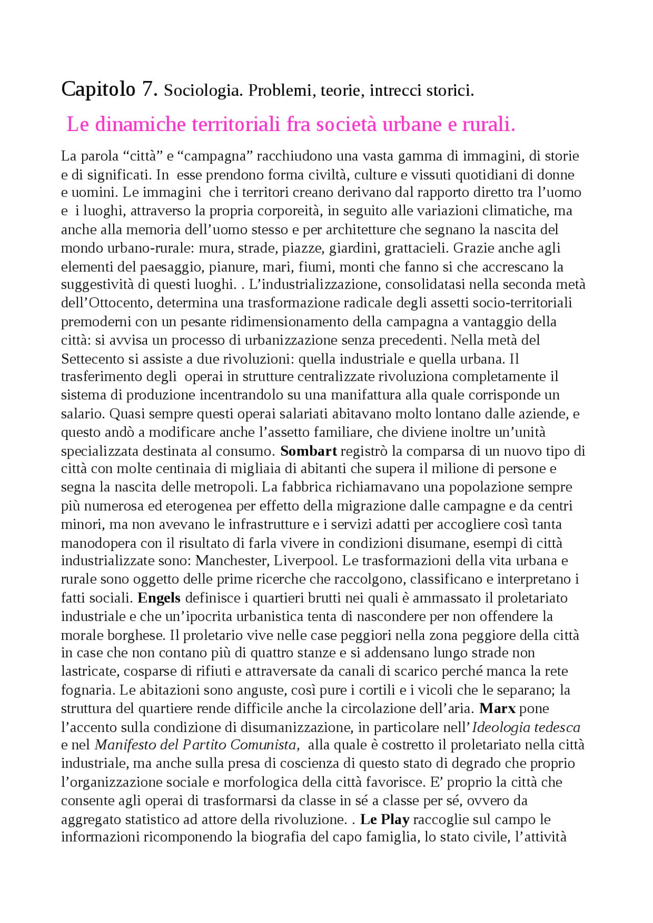 Sociologia Problemi Teorie Intrecci Storici Docsity