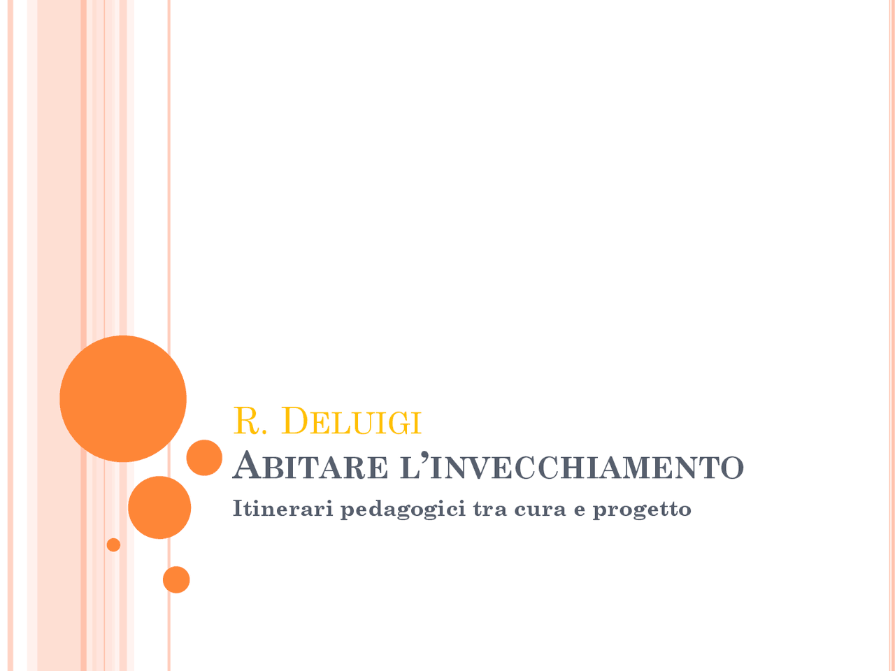 Abitare Linvecchiamento Docsity
