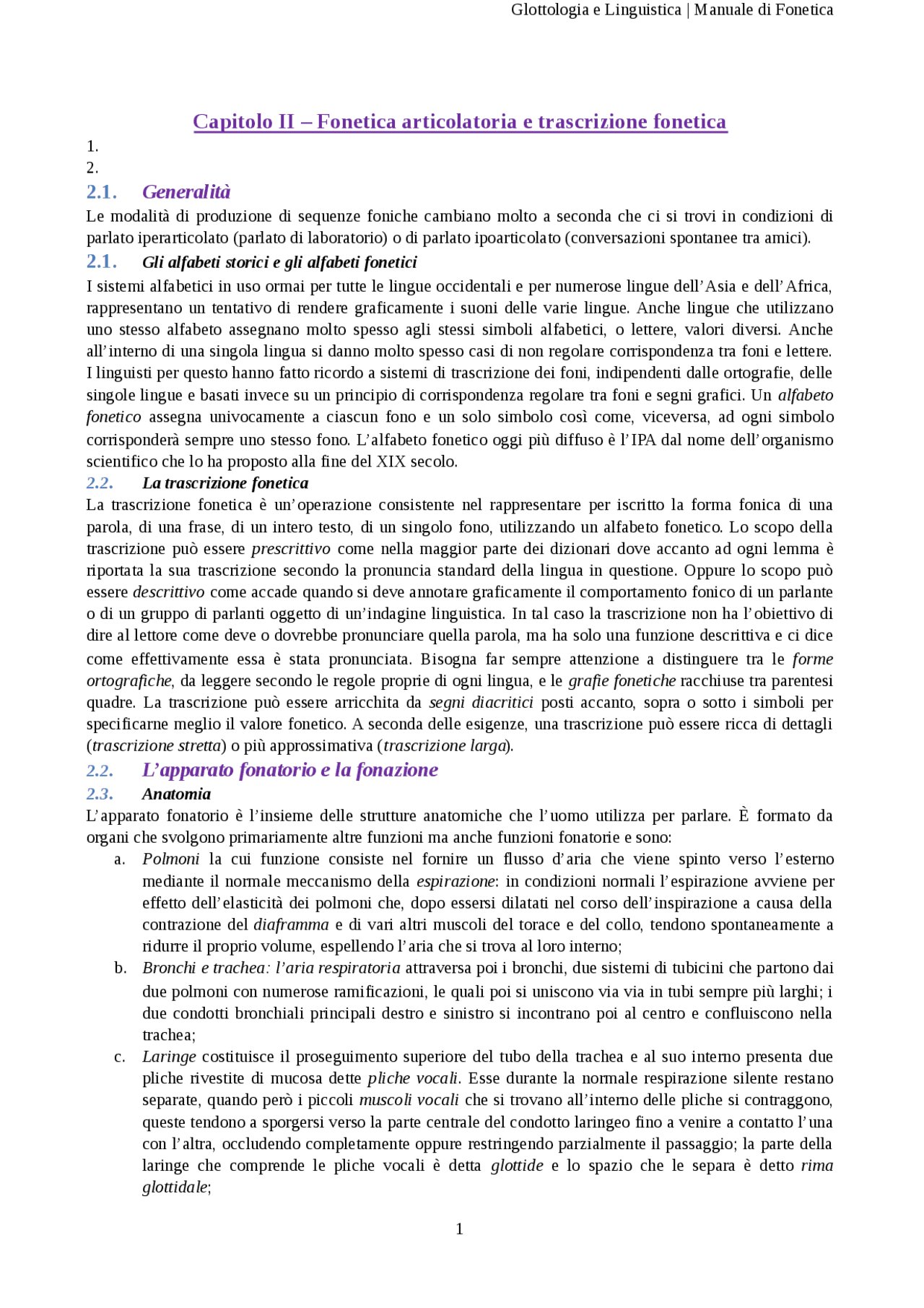 Manuale Di Fonetica Albano Leoni Federico E Maturi Pietro Docsity