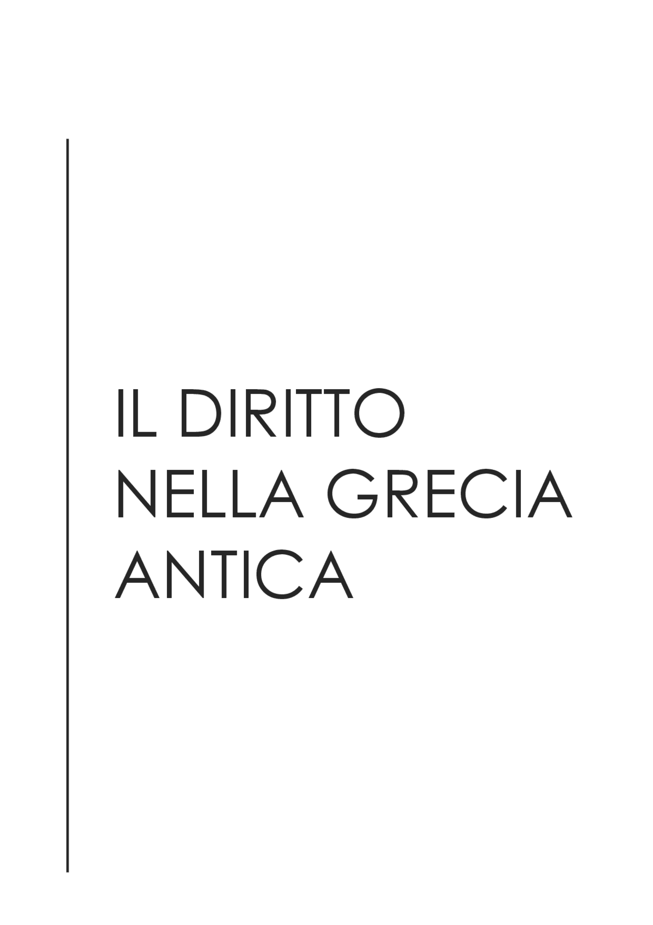 Corso Di Diritto Greco Docsity