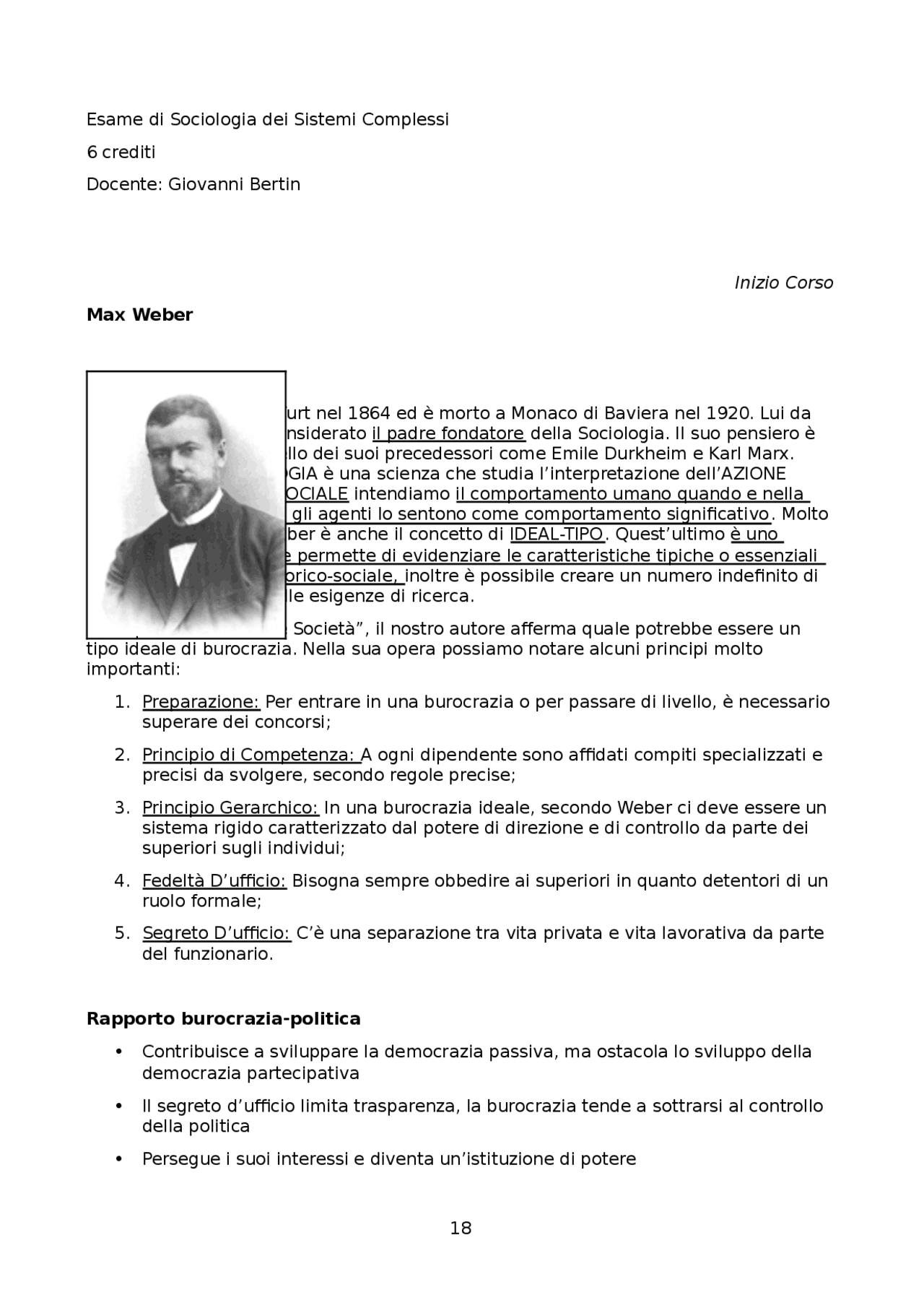 Sociologia Dei Sistemi Complessi Docsity