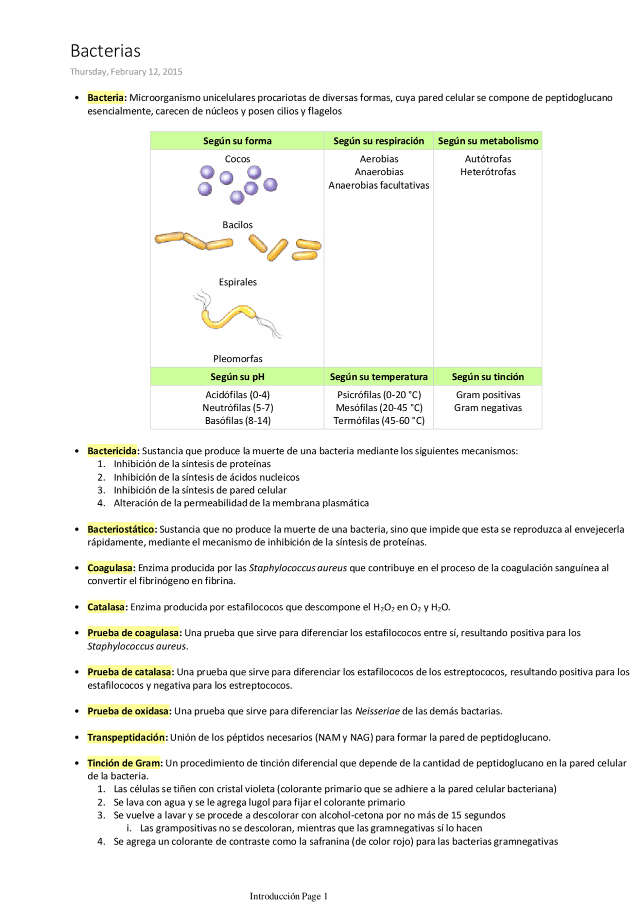 Apuntes De Microbiologia Docsity