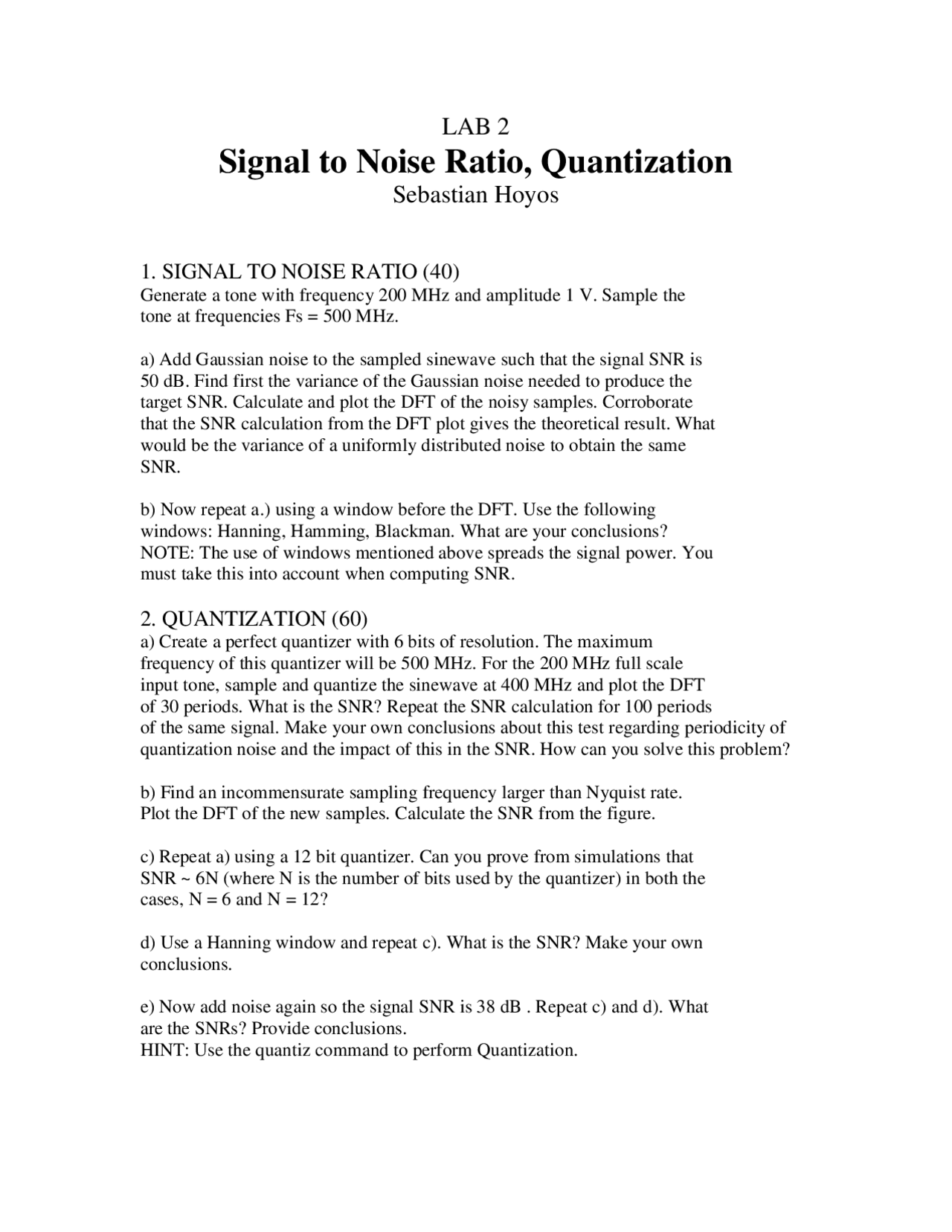Mixed Signal Interface Docsity