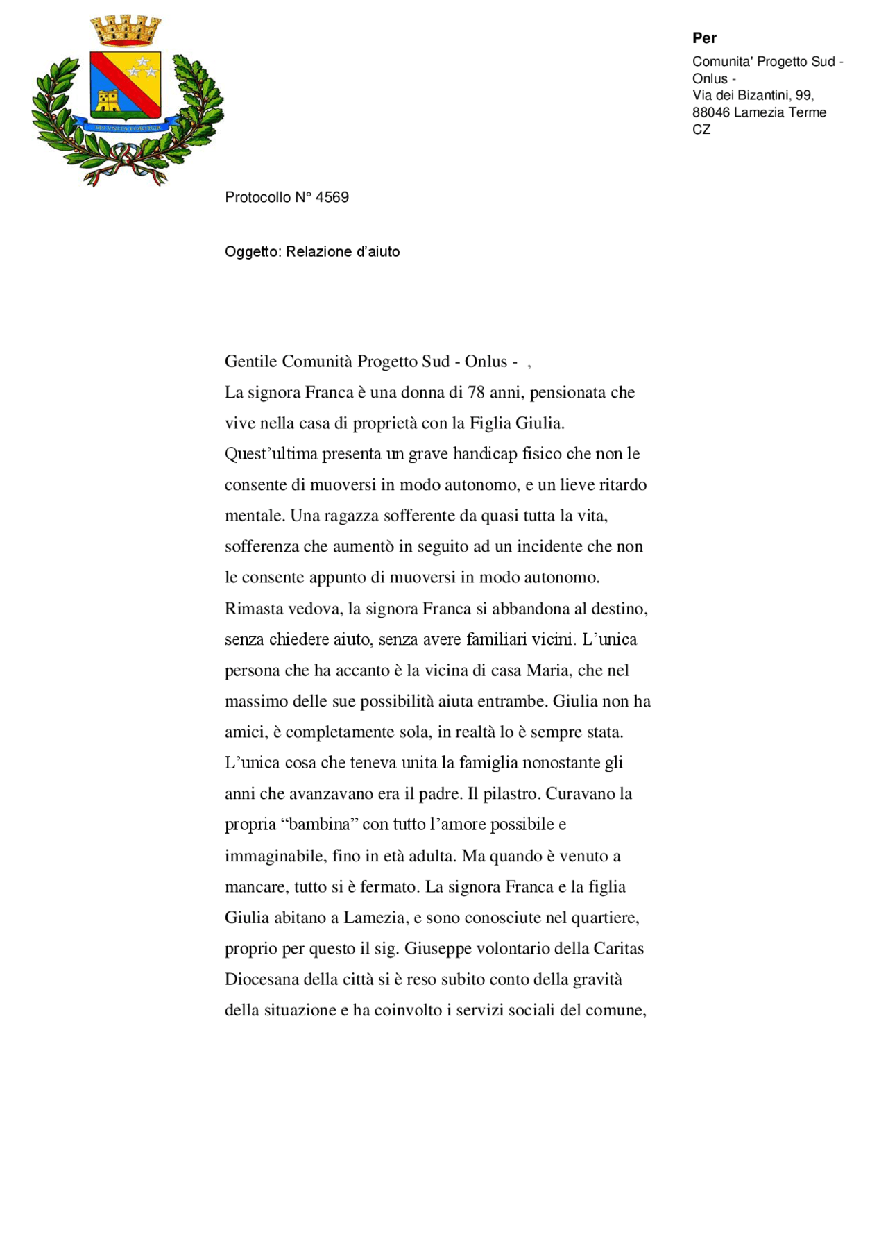 Relazione Daiuto Assistente Sociale Appunti Di Metodi E Tecniche Del