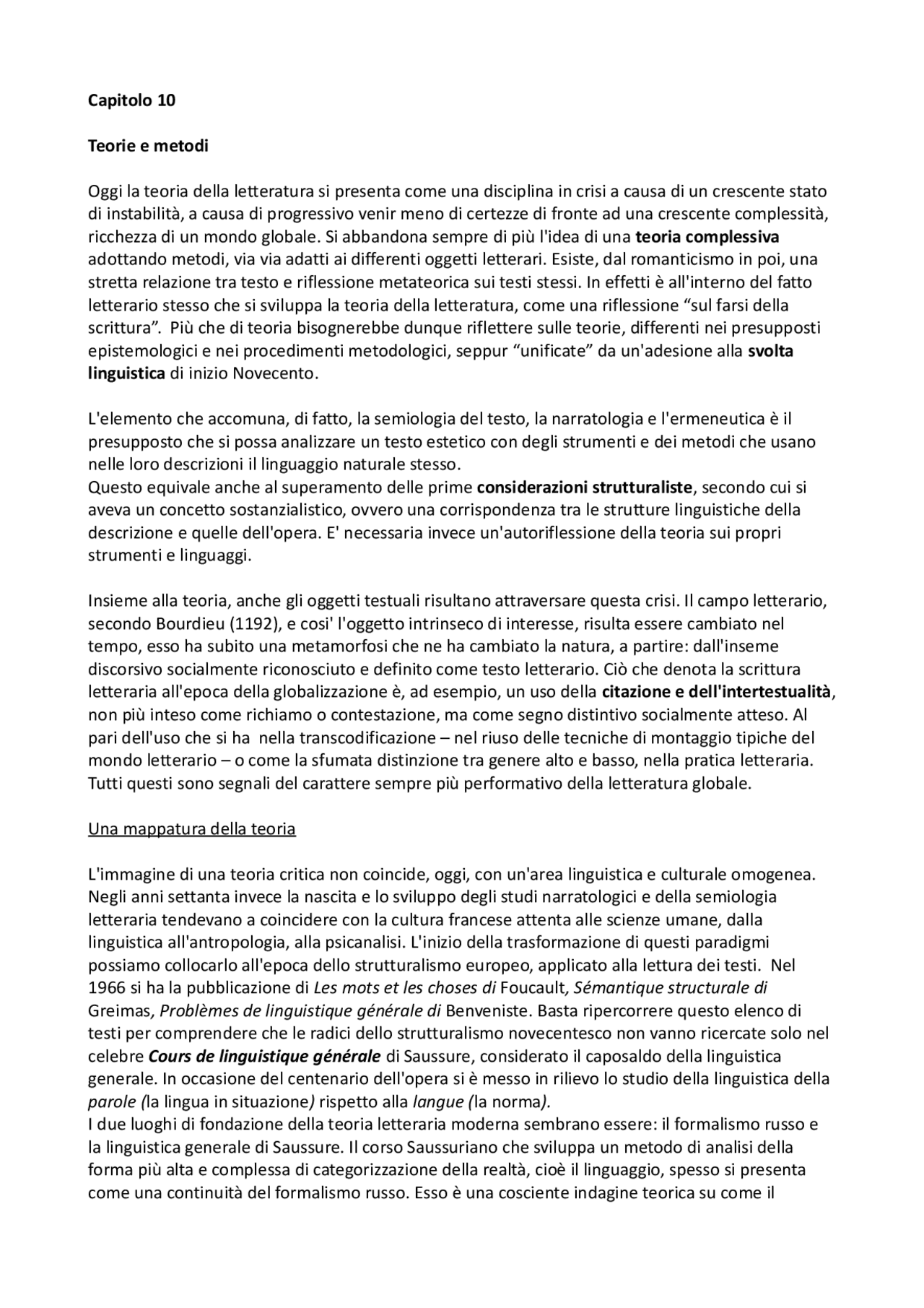 Teorie E Metodi Capitolo10 Manuale Comparate De Cristofaropdf Docsity