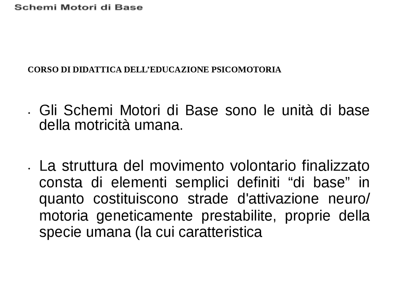 Schemi Motori Di Base Docsity