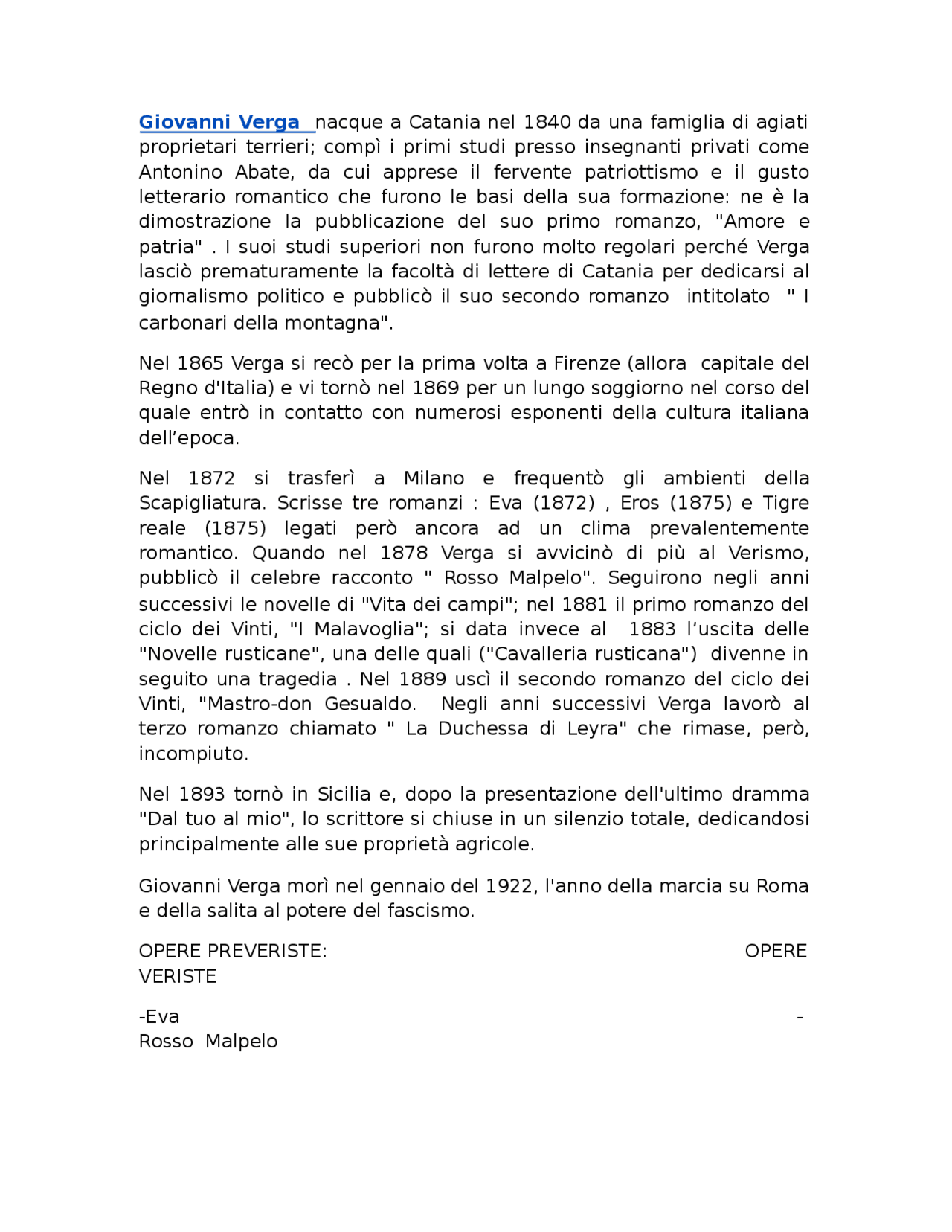 Tesina Maturità Liceo Scienze Umane Docsity