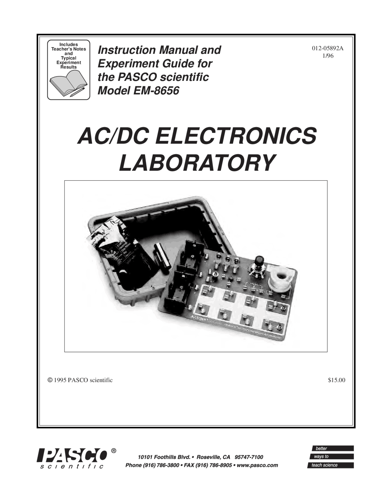 Physics Lab Manual AC-DC Electronics - Docsity
