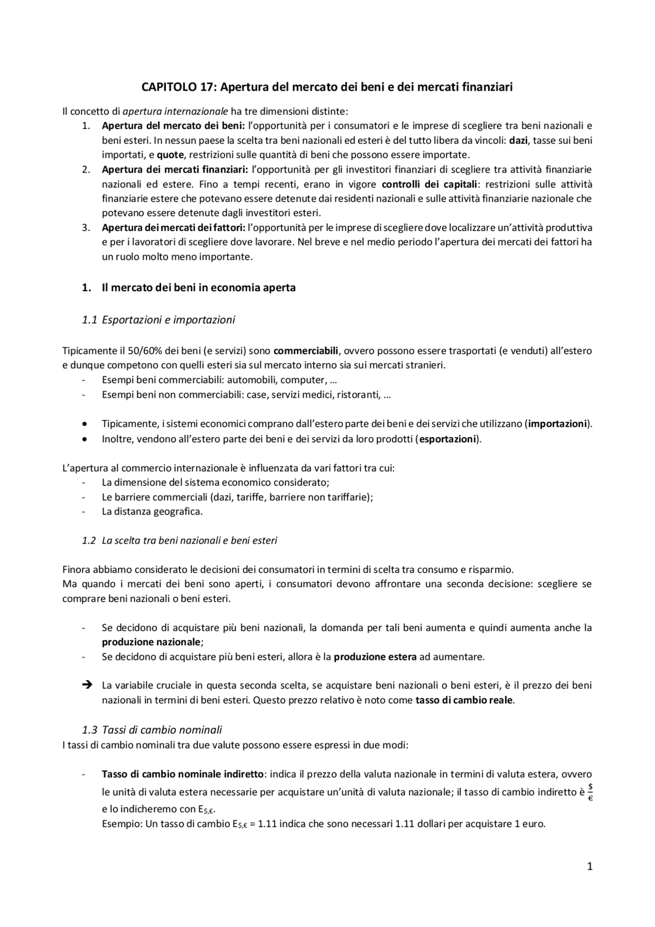 Macroeconomia 2° Modulo Docsity