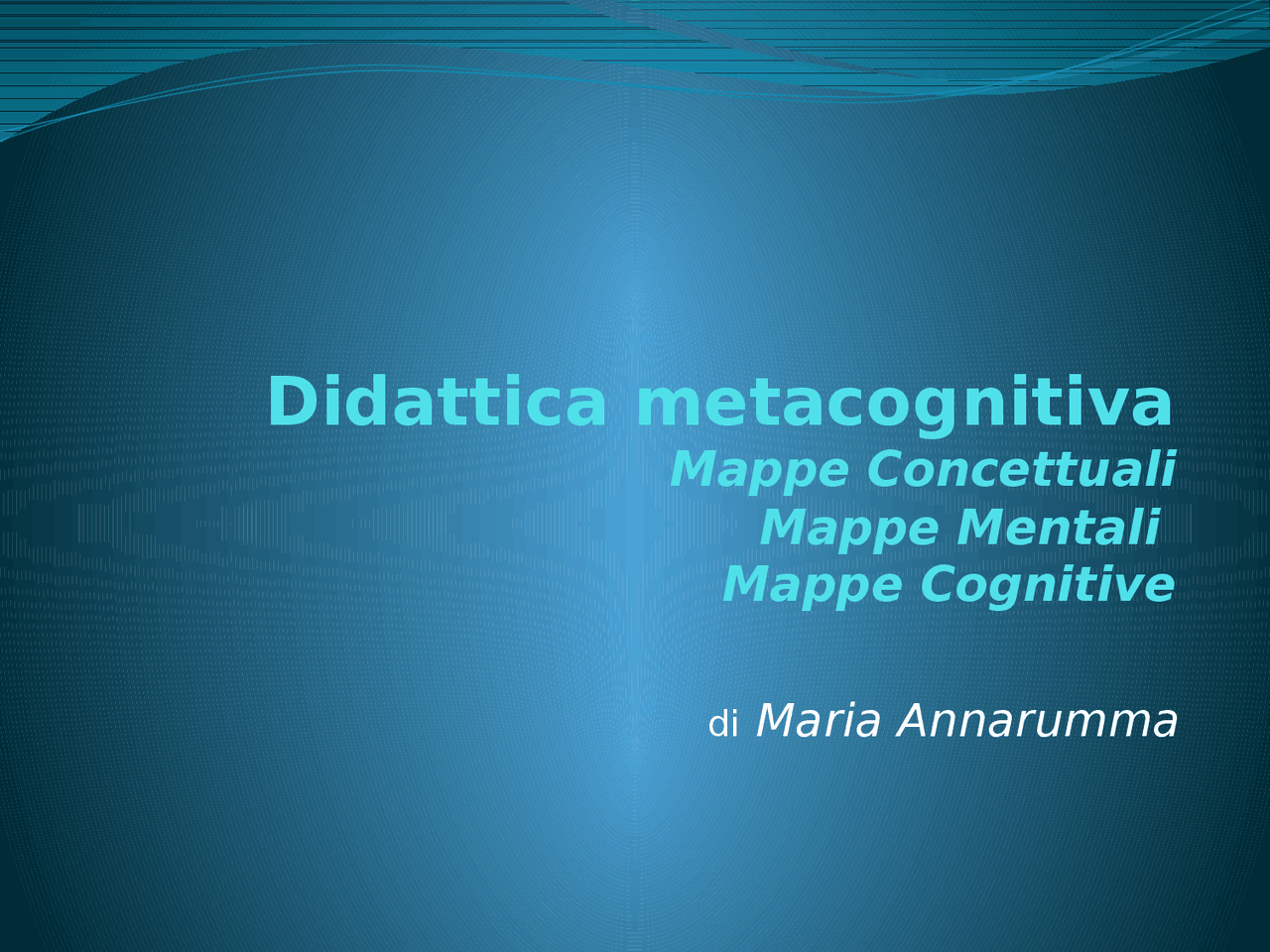 Didattica Metacognitiva Mappe Concettuali Mappe Mentali Mappe Cognitive