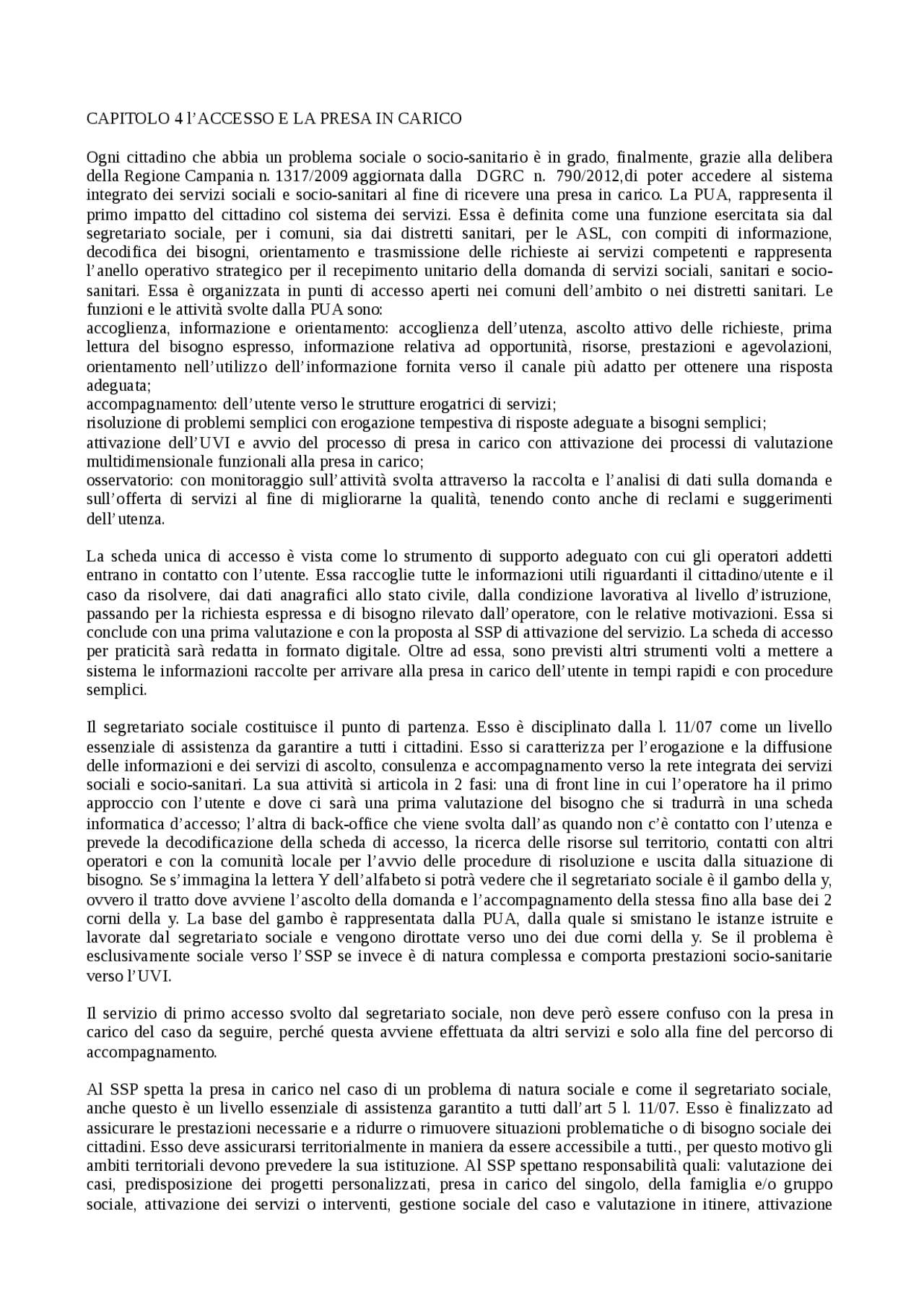 Dalla Parte Degli Ultimi S Gargiulo Docsity