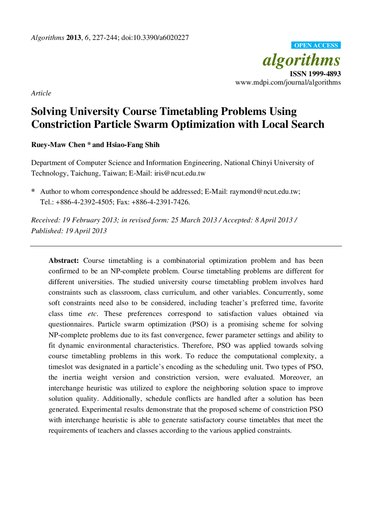 Solving University Course Timetabling Problems Docsity