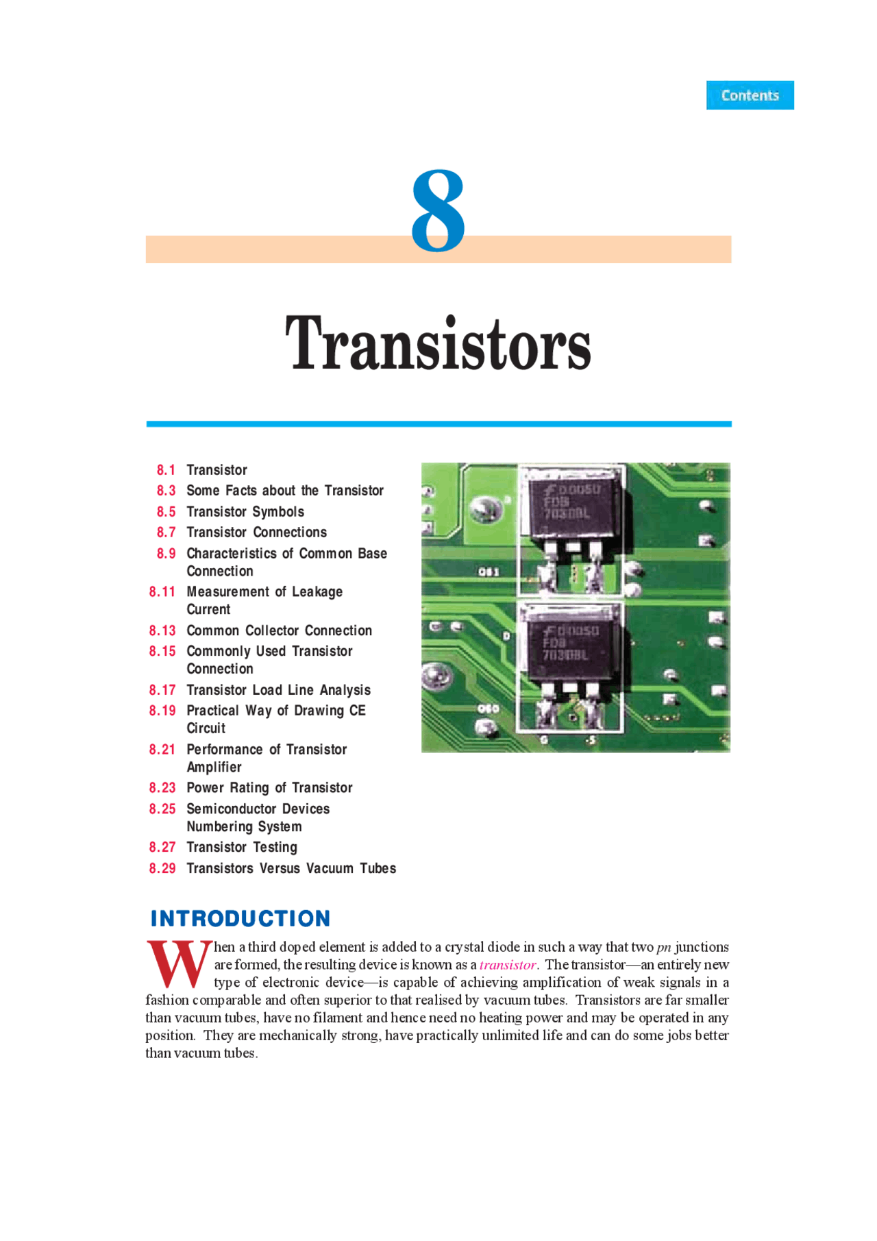 Transistor related to electronics - Docsity