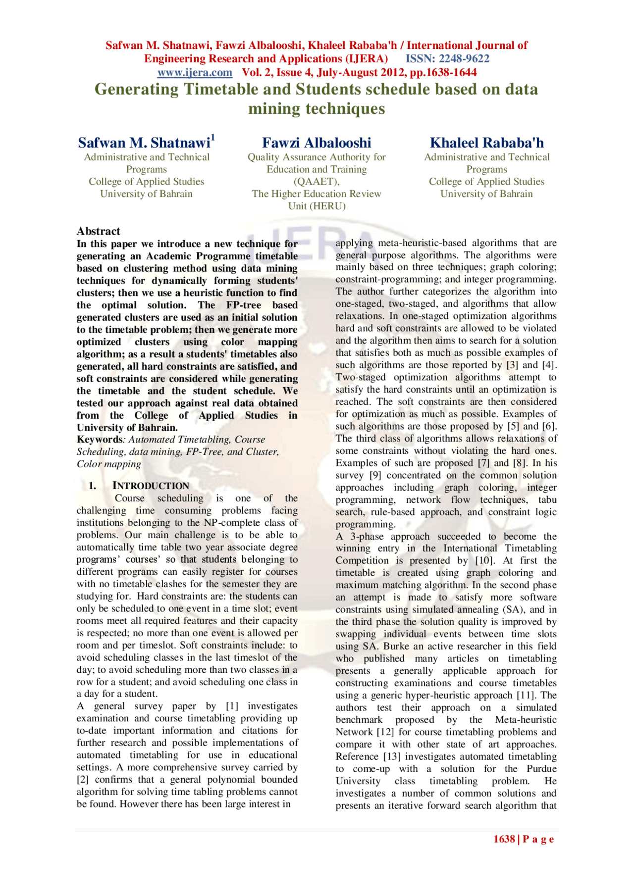 Generating Timetable and Students schedule | Study Guides, Projects ...