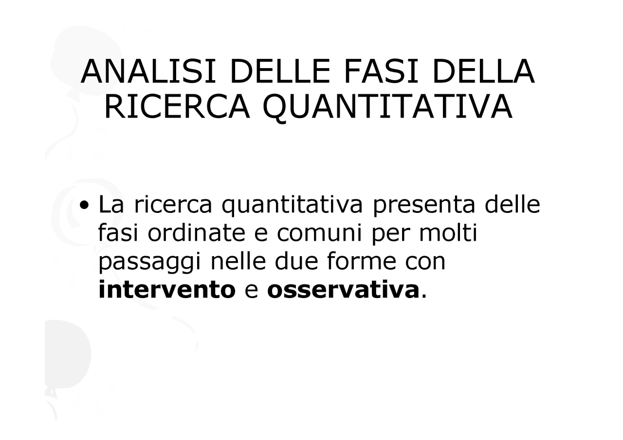 Ricerca Quantitativa Dispense Di Metodologia E Tecniche Di Ricerca
