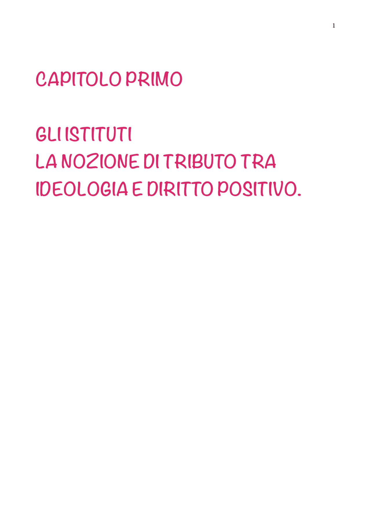 Diritto Tributario Riassunto Tesauro Docsity