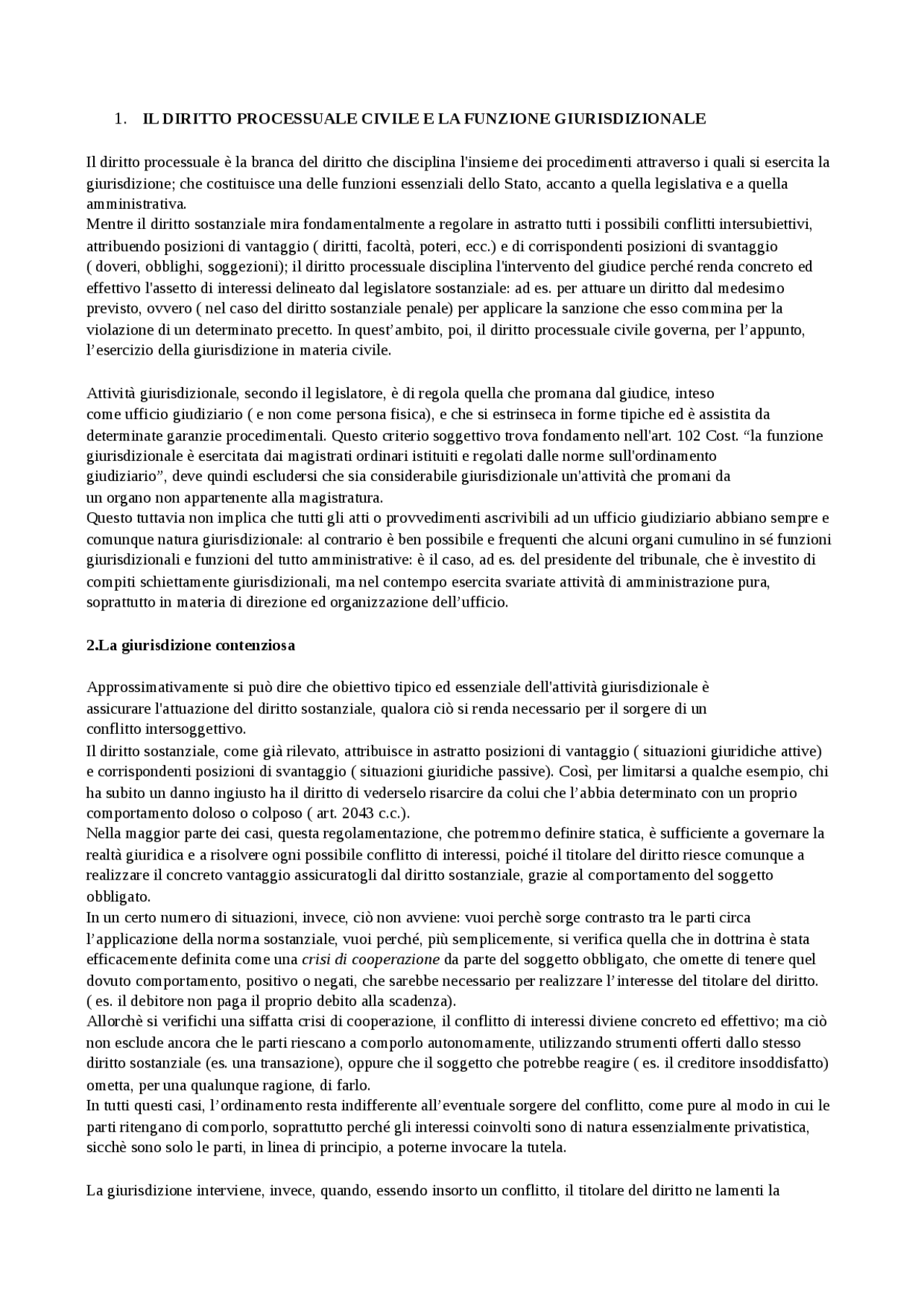 Istituzioni Di Diritto Processuale Civile Balena Volume 1 Docsity