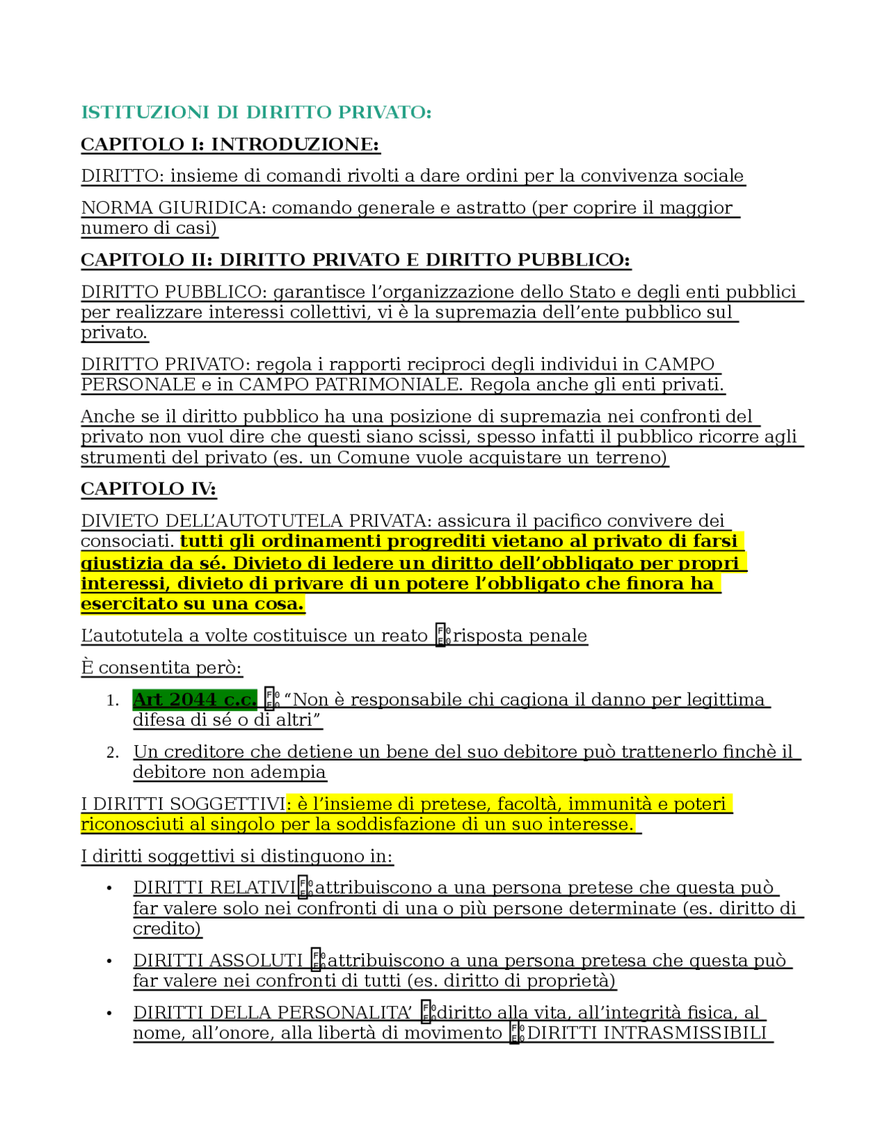 Diritto Privato Pietro Trimarchi Docsity