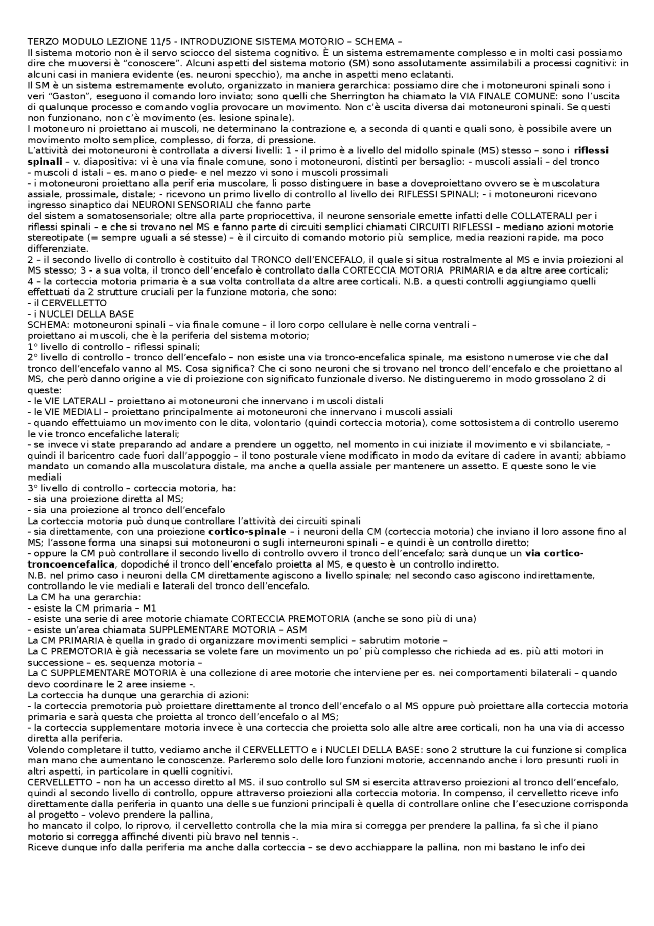 Terzo Modulo Professoressa Berardi Docsity