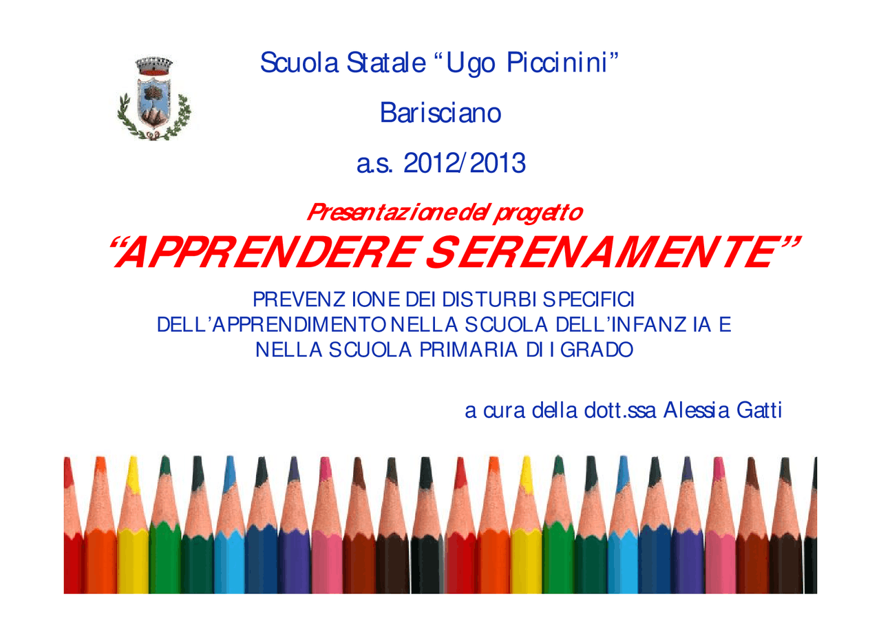 Progetto Riguardante Dsa Docsity