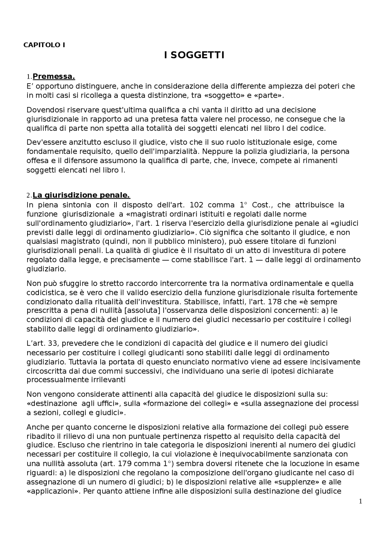 Compendio Di Procedura Penale Docsity