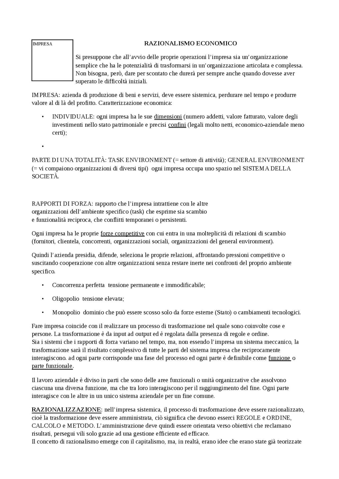 Riassunto Management In Adattamento Roberto Cafferata 2014 Docsity