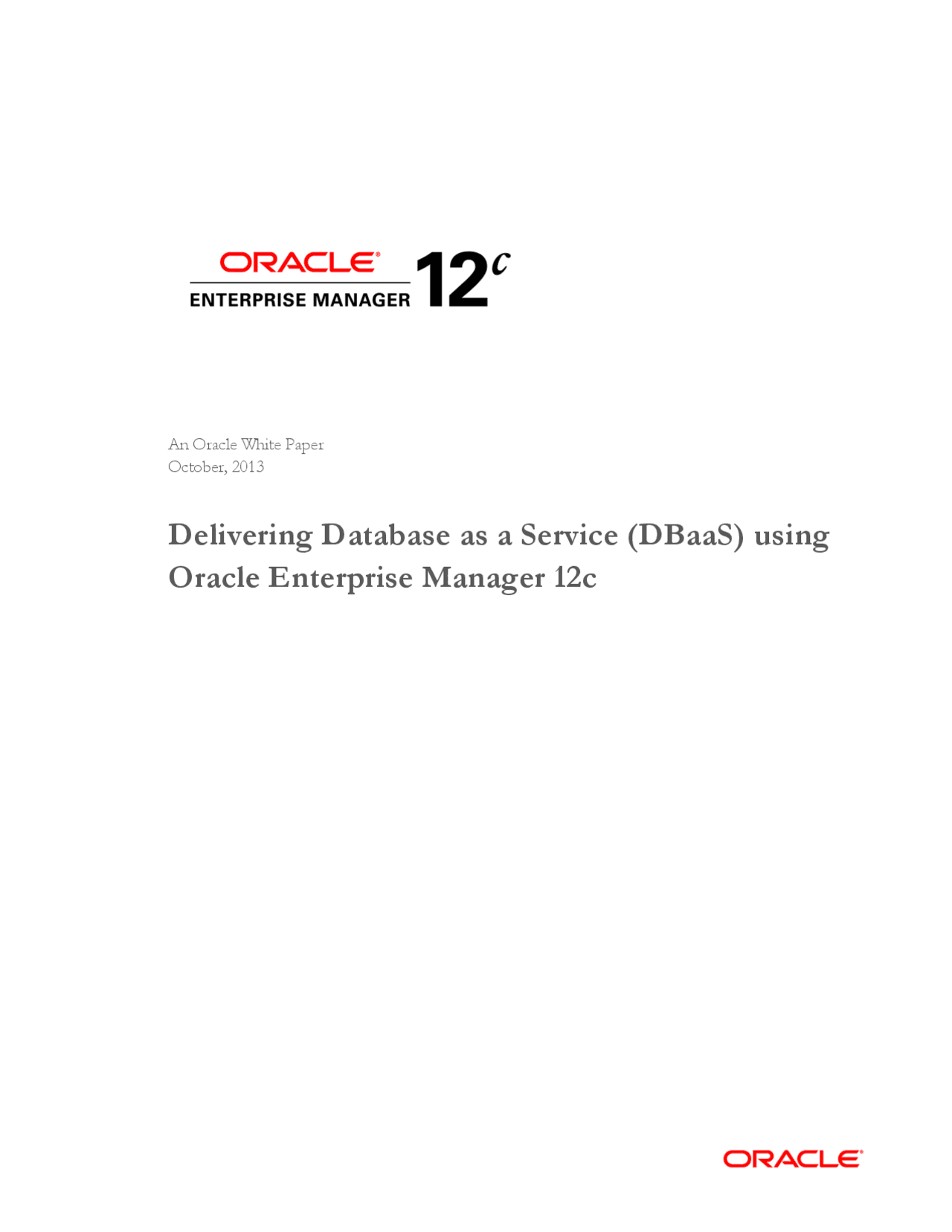 Dbaas-overview-white-paper - Docsity