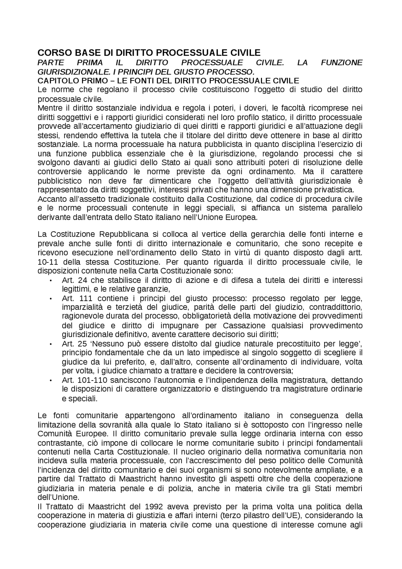 Libro Di Diritto Processuale Civile Arieta De Santis Docsity