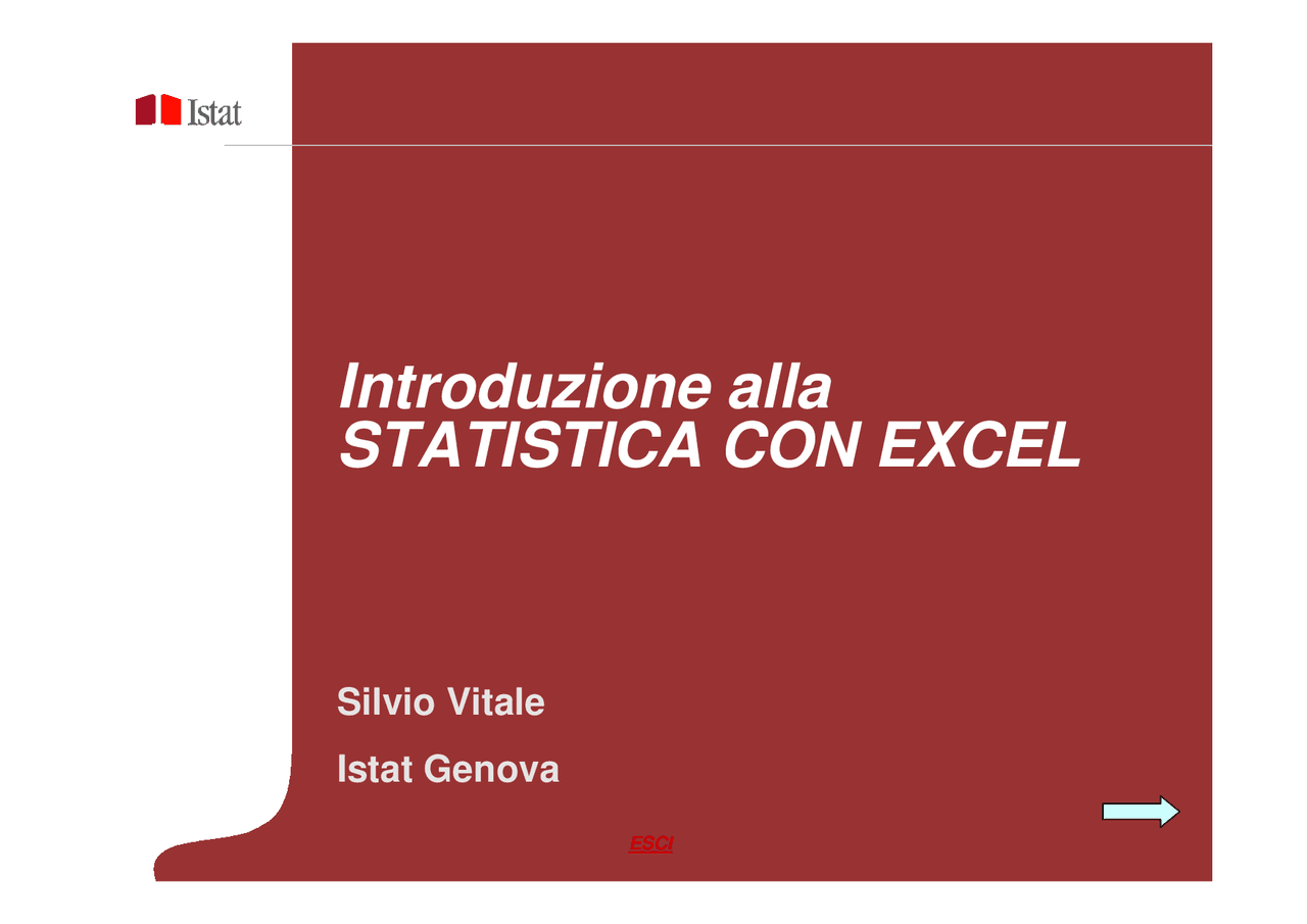 Corso Excel Computer Docsity
