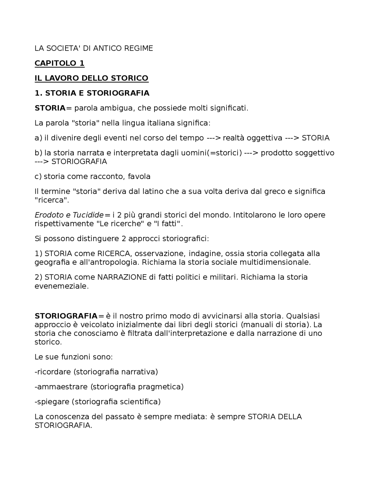 La Società Di Antico Regime Docsity