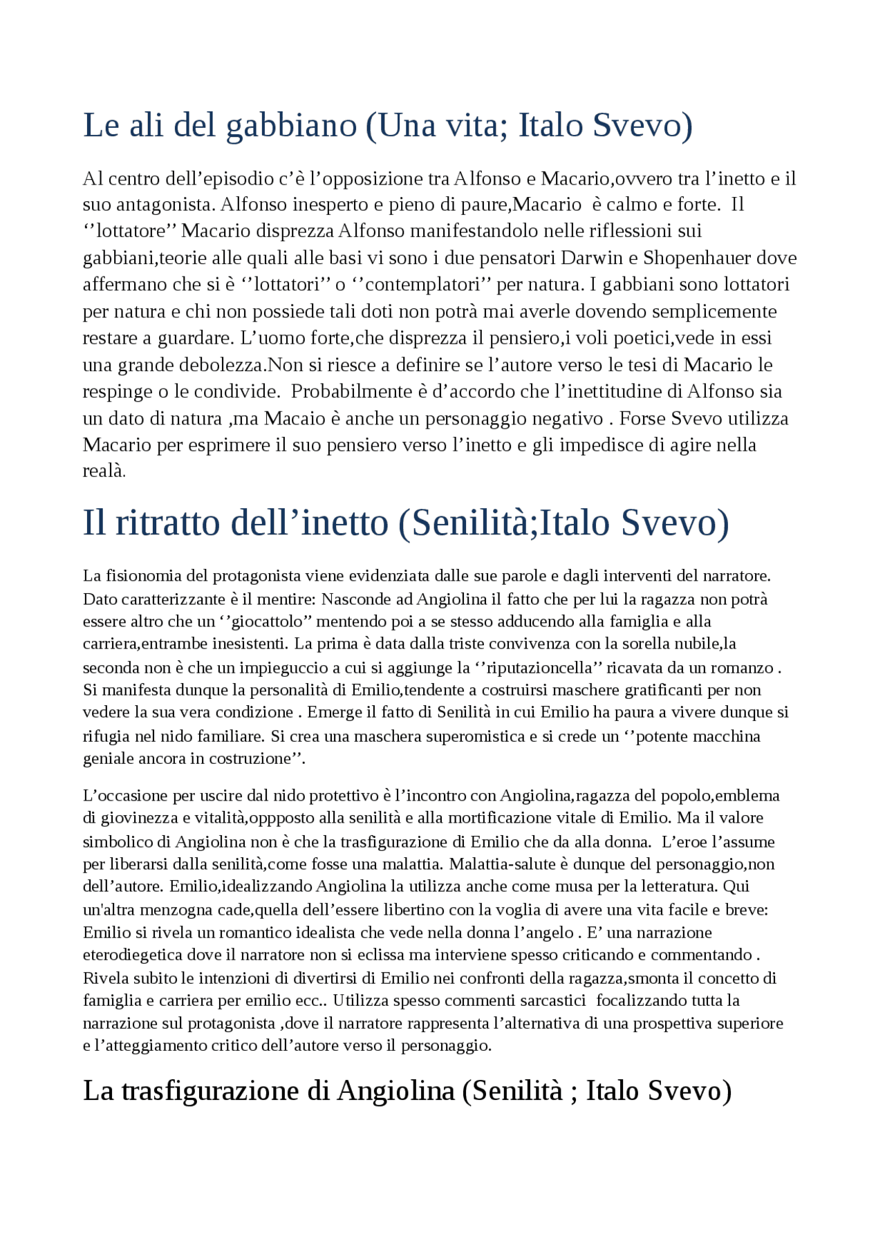 Italiano Appunti Di Poesie Docsity