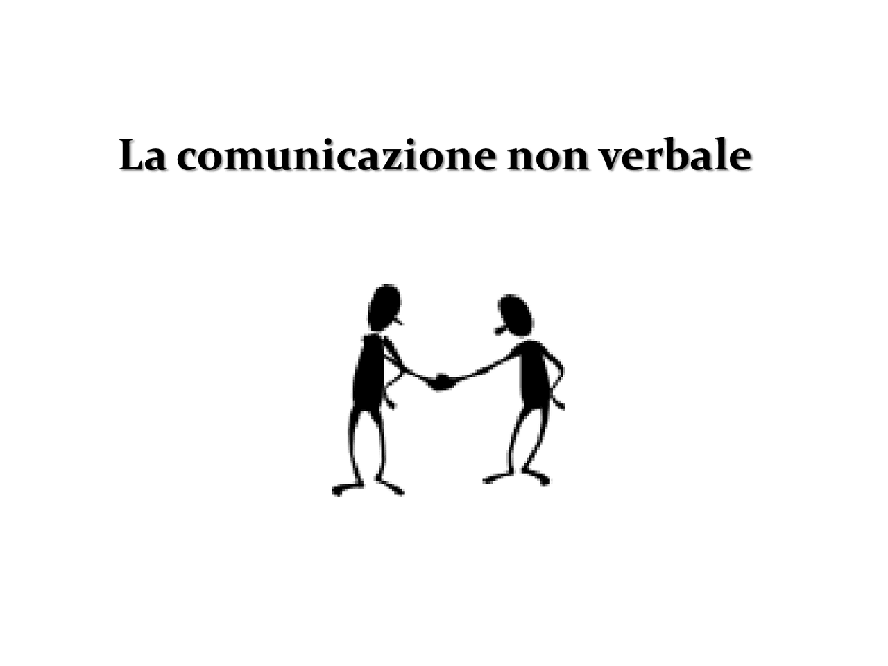 La Comunicazione Non Verbale Docsity
