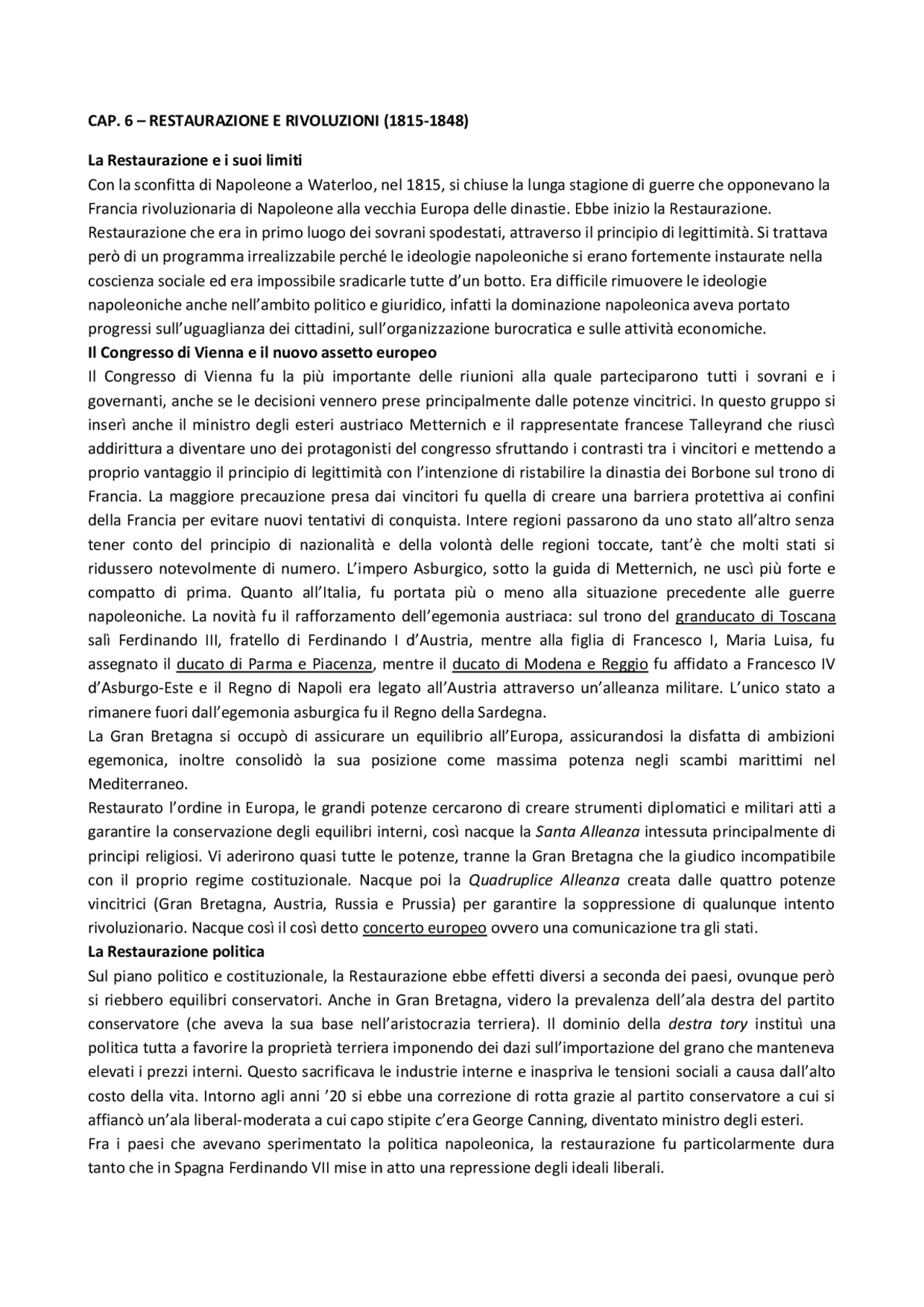 Riassunti Storia Contemporanea Docsity