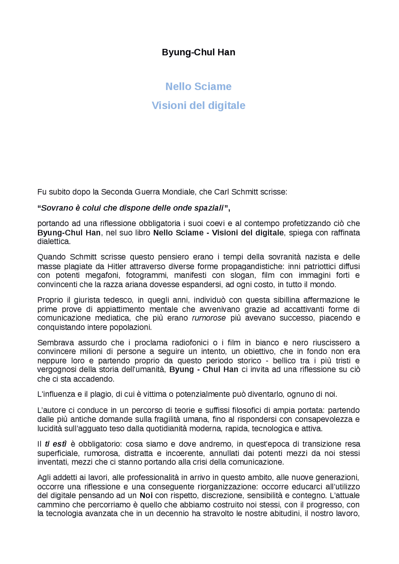Nello Sciame Visioni Del Digitale Schemi E Mappe Concettuali Di